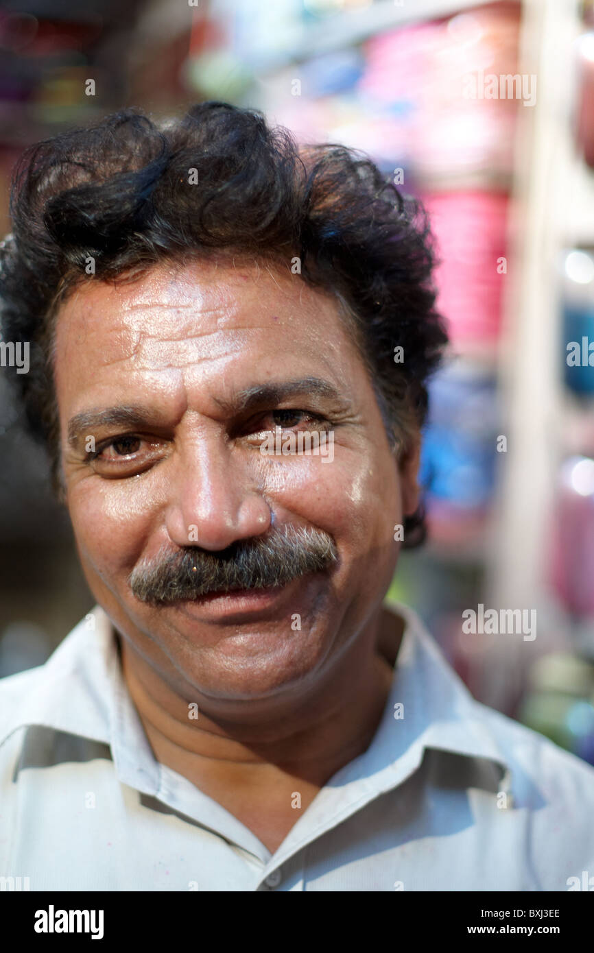 Smiling Indian man Stock Photo - Alamy