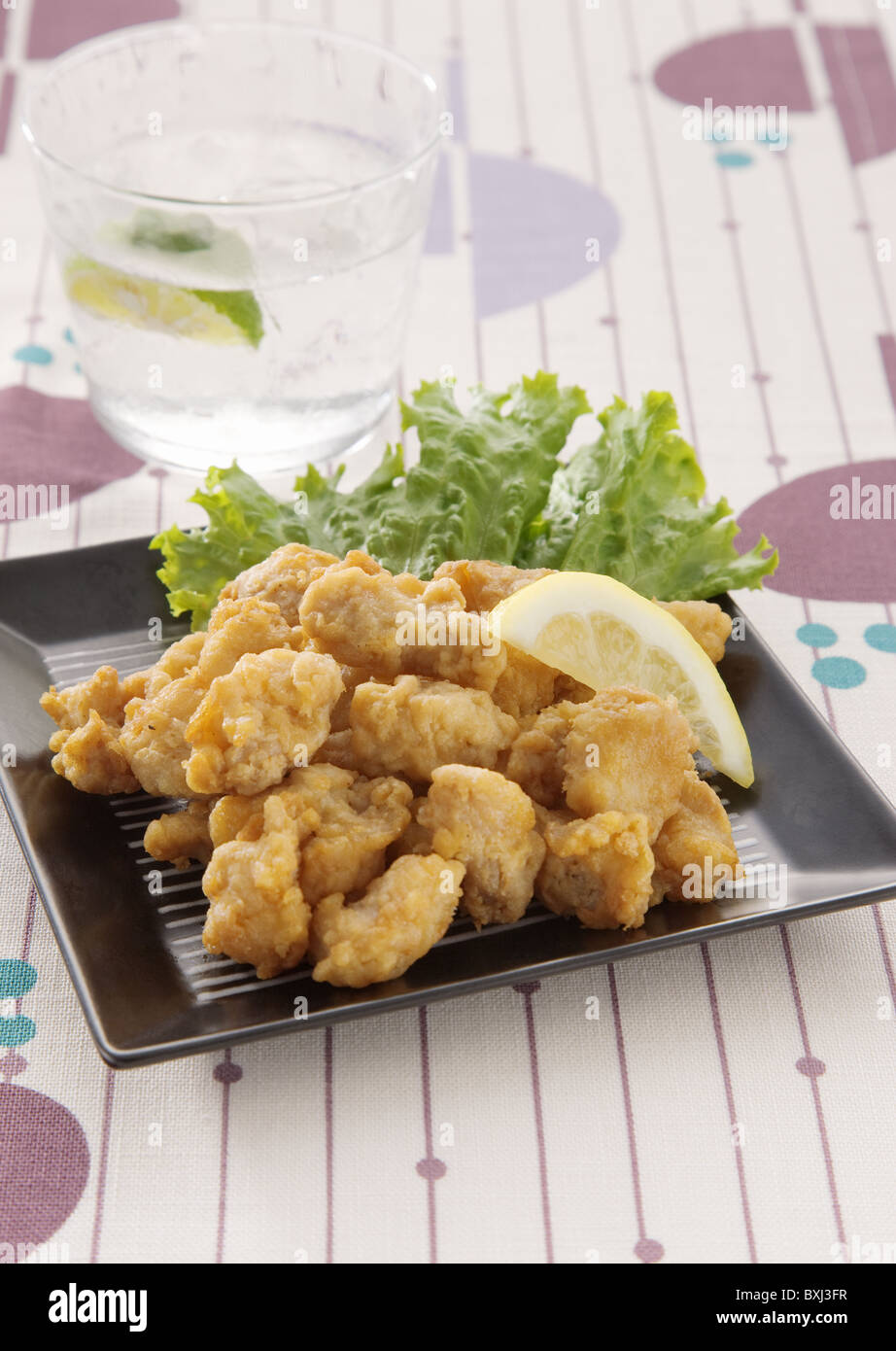 Fried chiken cartilage Stock Photo - Alamy