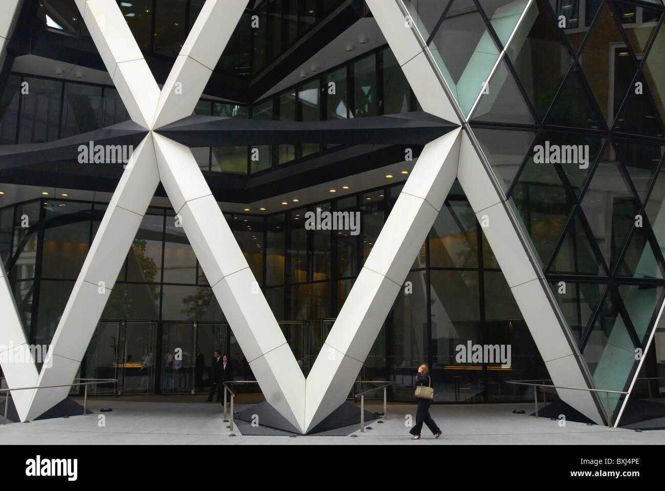 Entrance the gherkin building london hi-res stock photography and ...