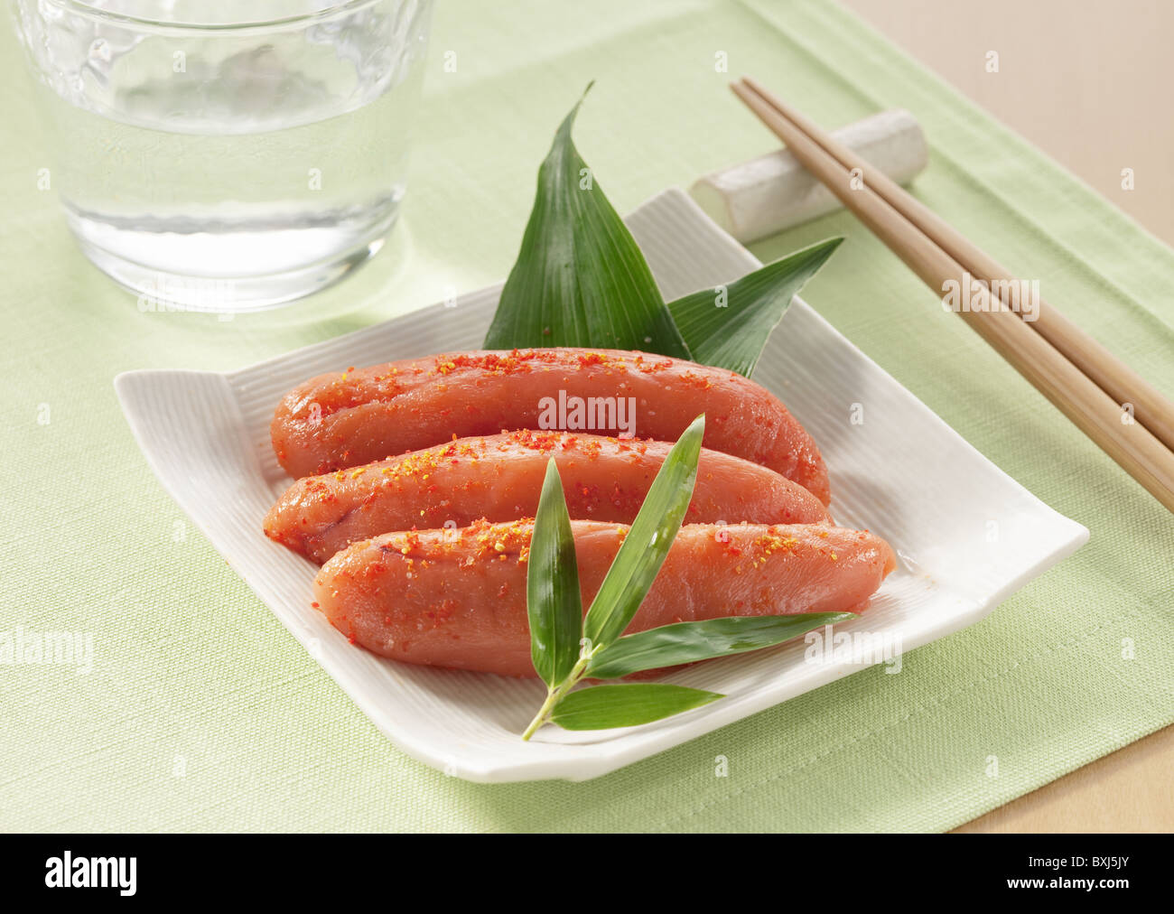 Seasoned cod roe Stock Photo - Alamy