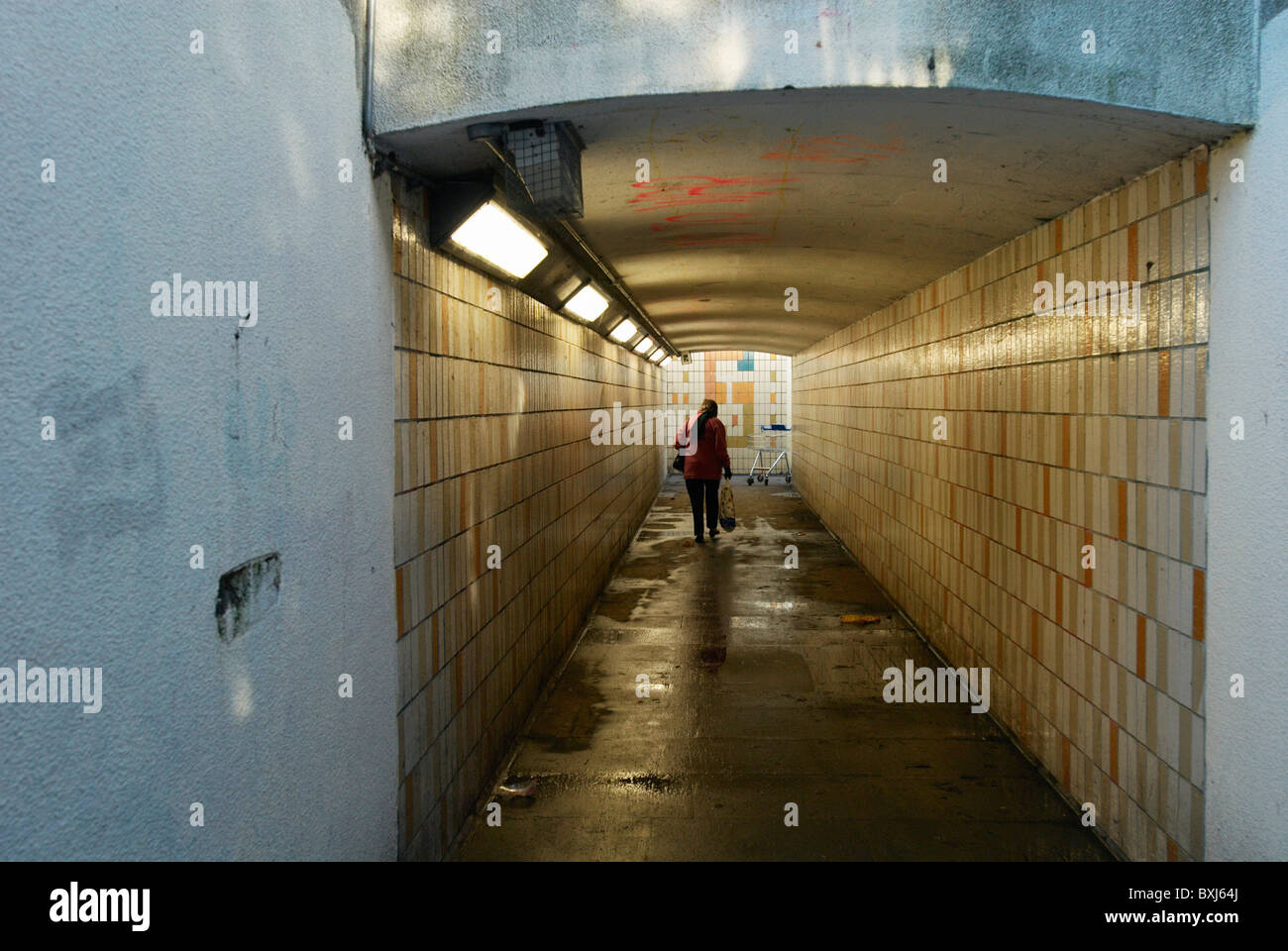 Urban pedestrian subway under road hi-res stock photography and images ...