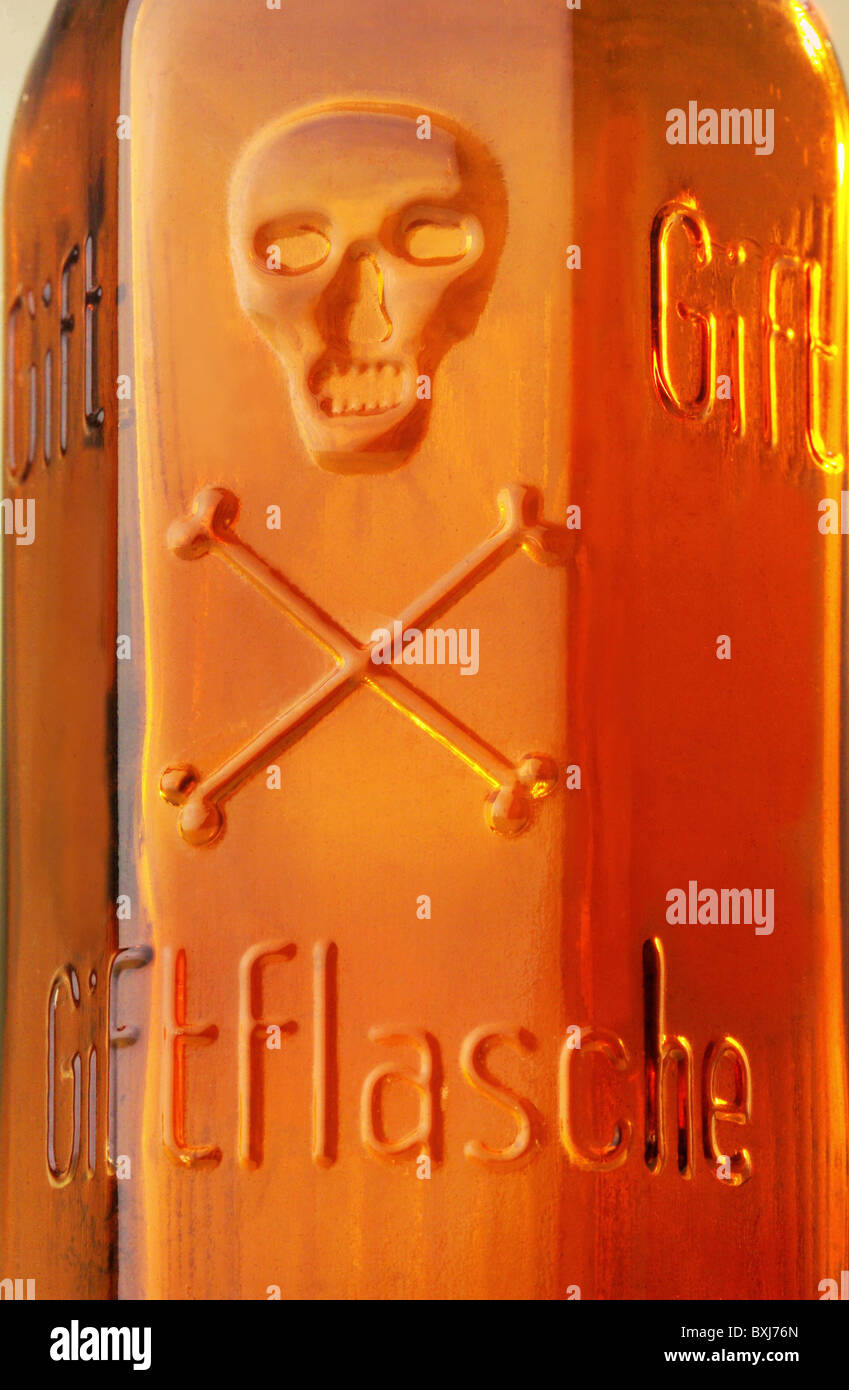 Skull And Crossbones Poison Bottle