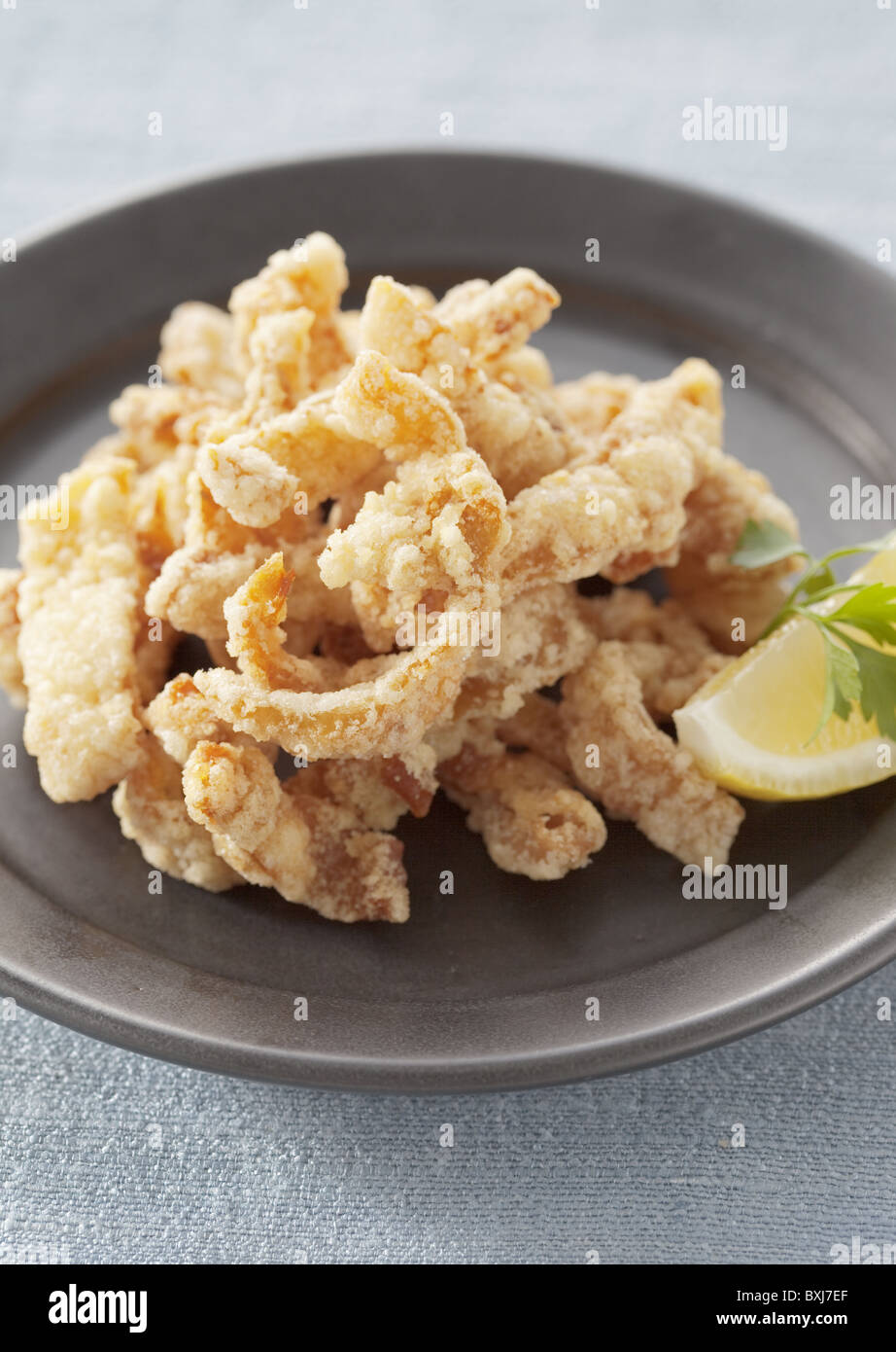 Fried chicken skin Stock Photo - Alamy