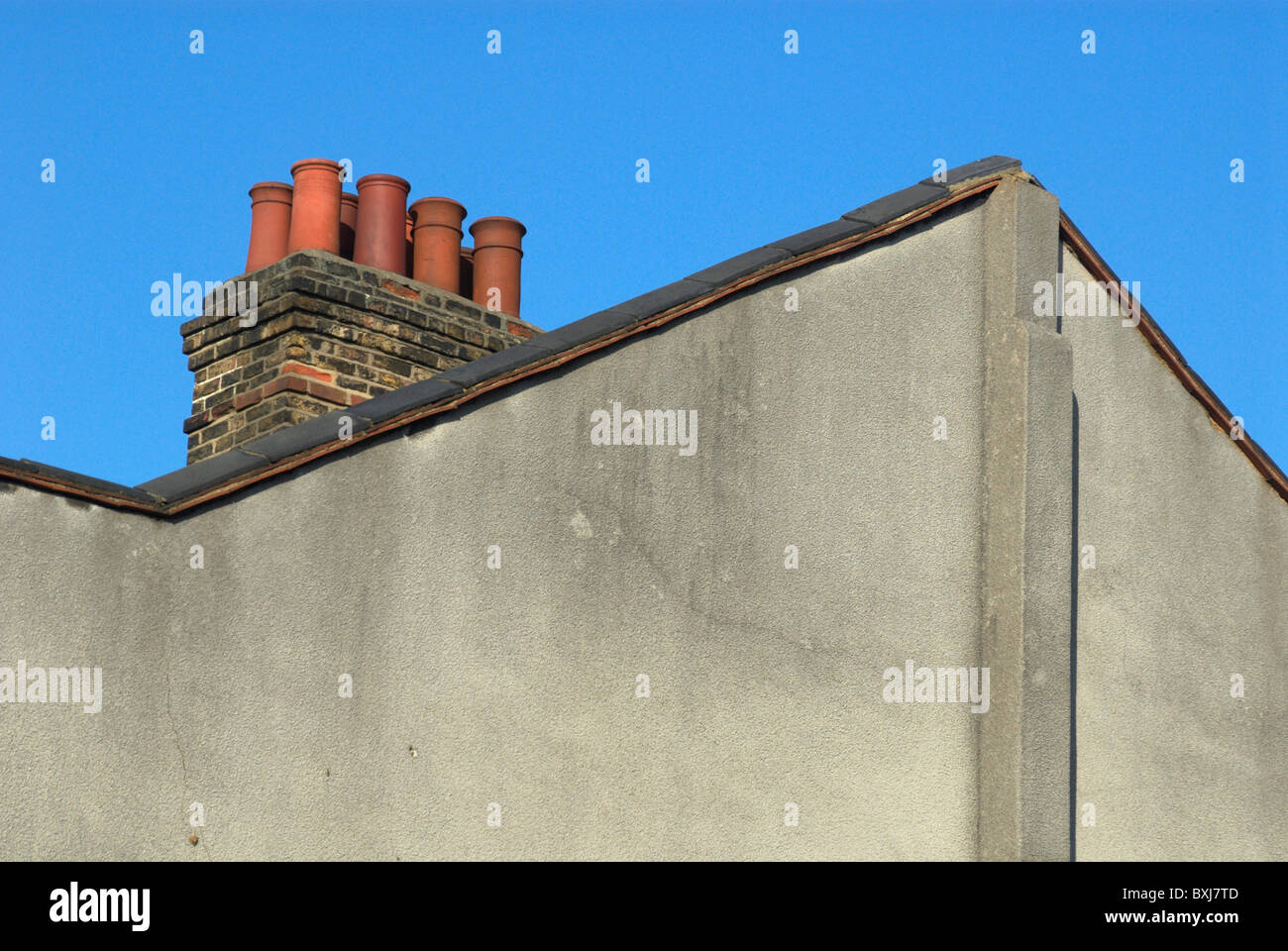 Pitched roof house Cut Out Stock Images & Pictures - Alamy