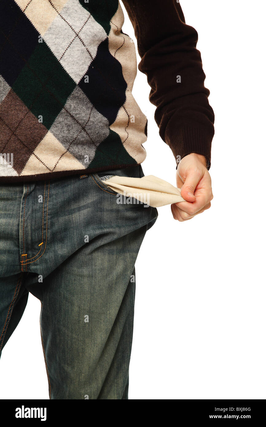 Empty pocket hi-res stock photography and images - Alamy