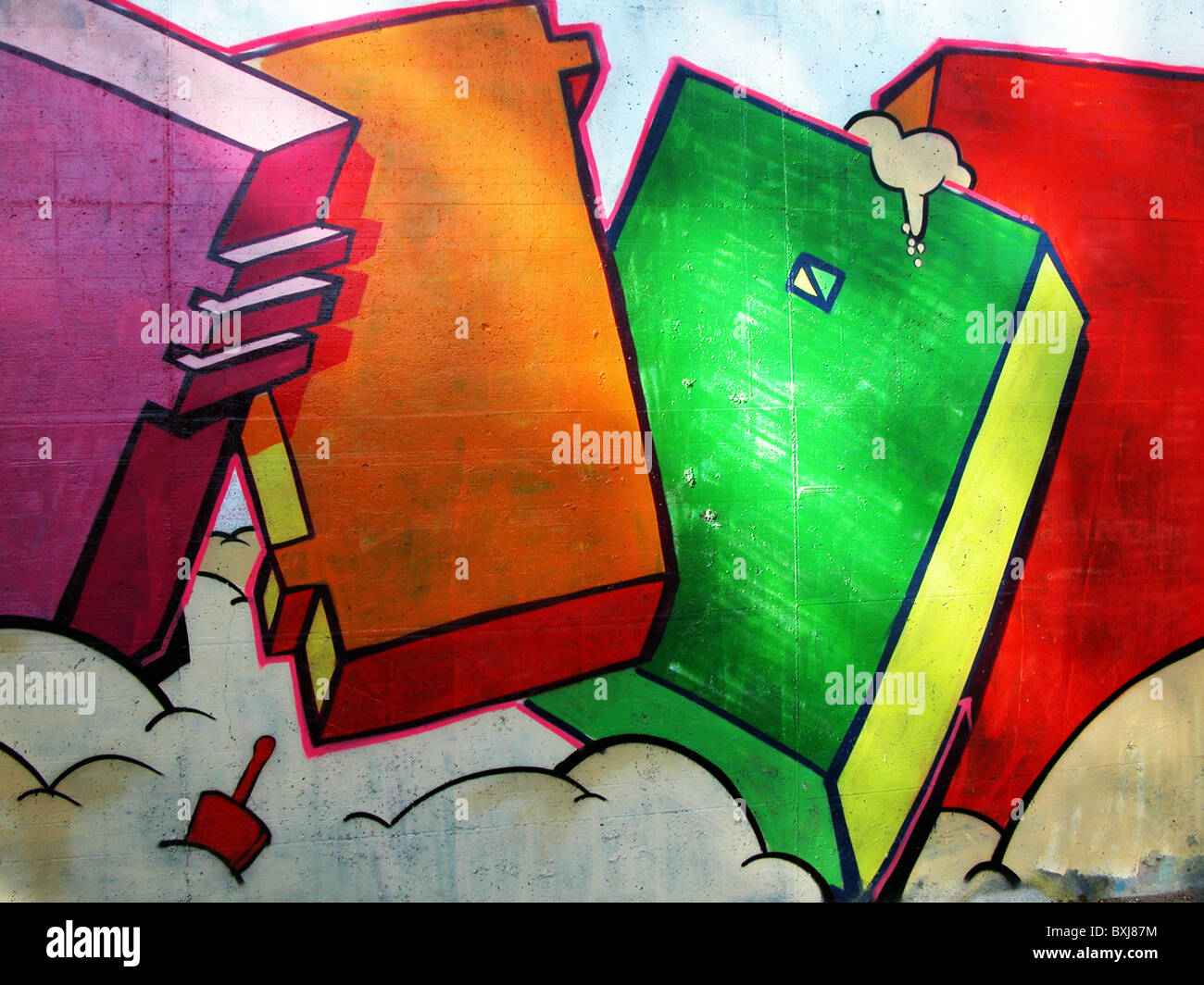 Graffiti elements hi-res stock photography and images - Alamy
