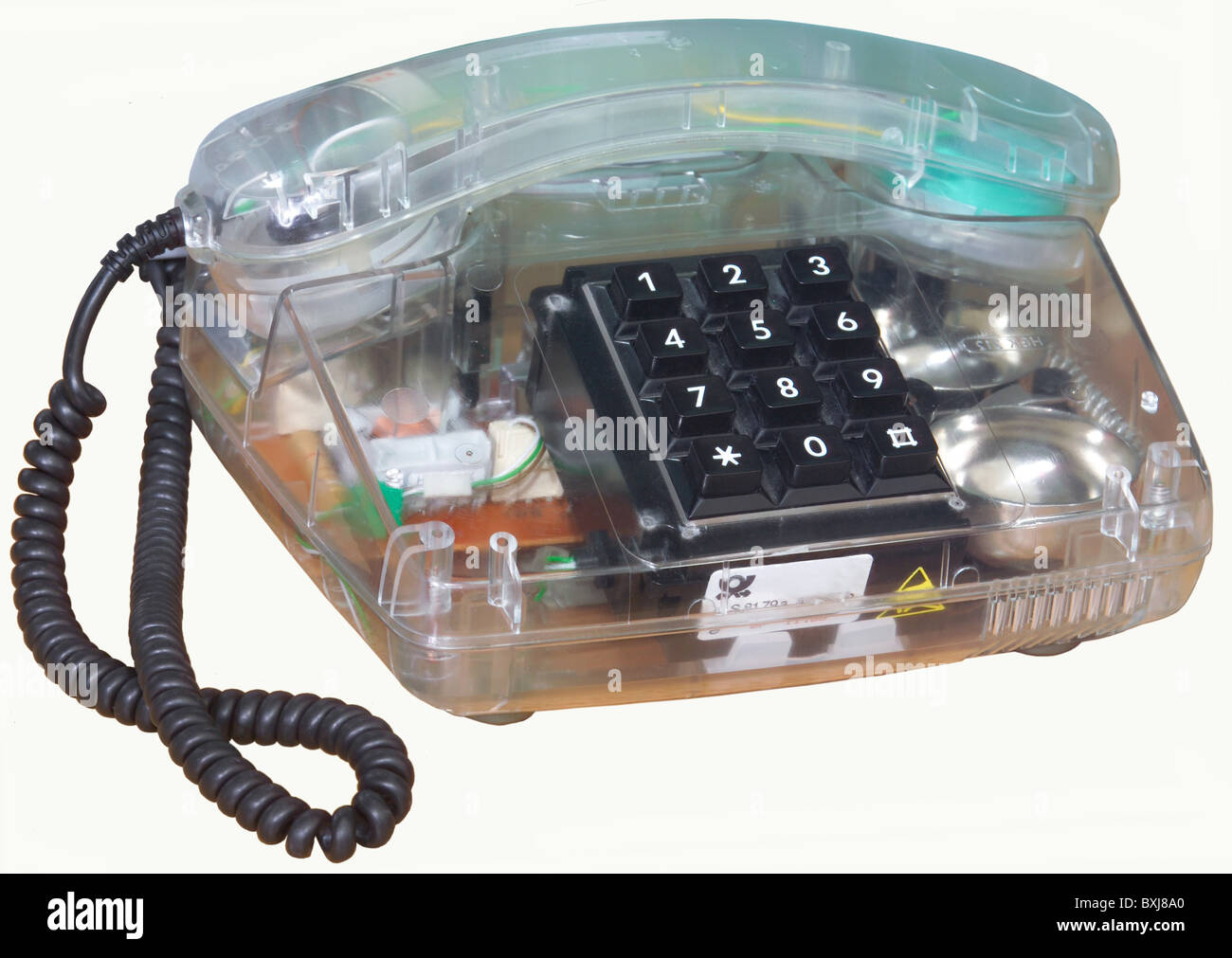 Technics telephones transparent desk telephone hi-res stock photography ...