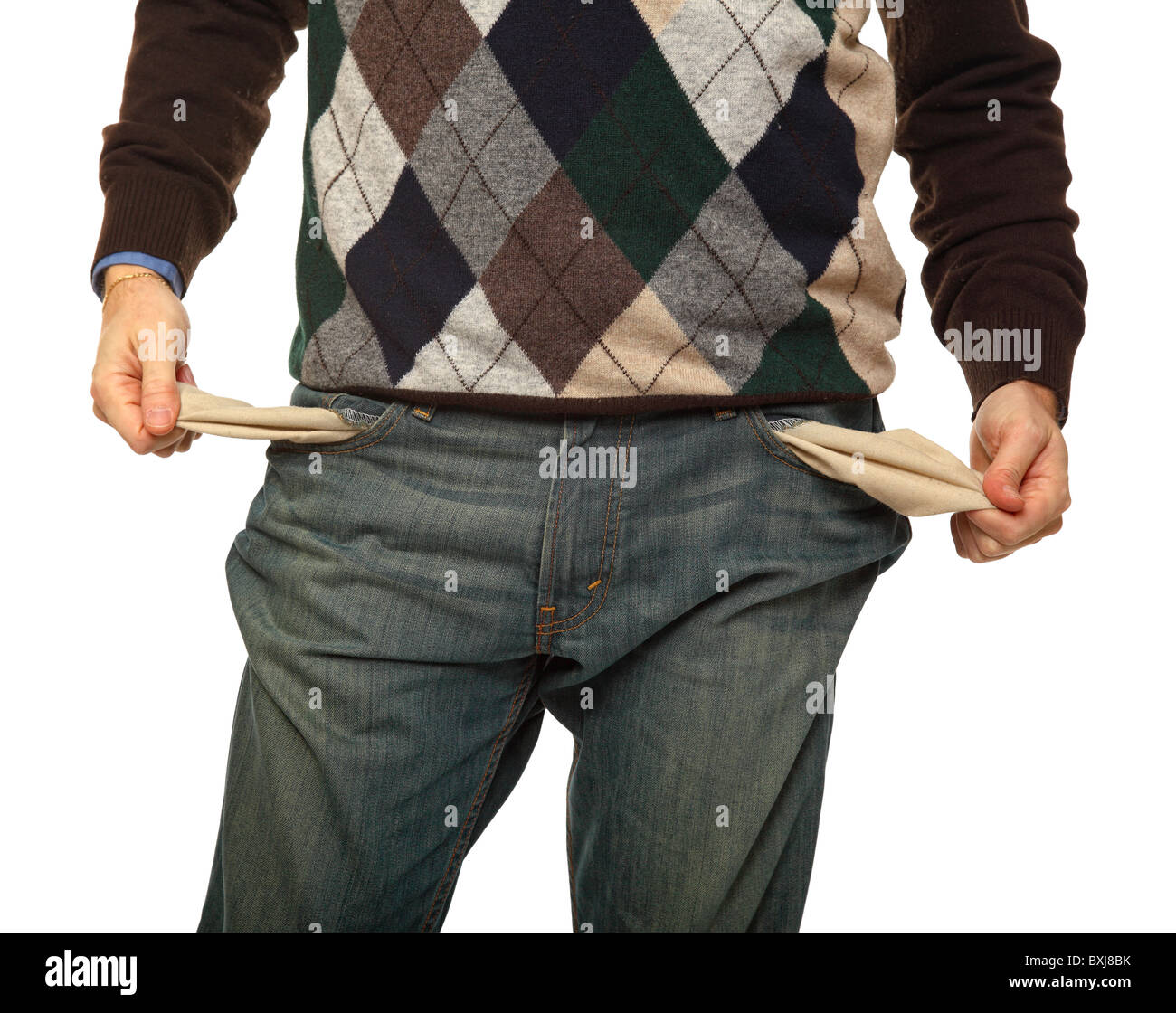 Empty pocket hi-res stock photography and images - Alamy