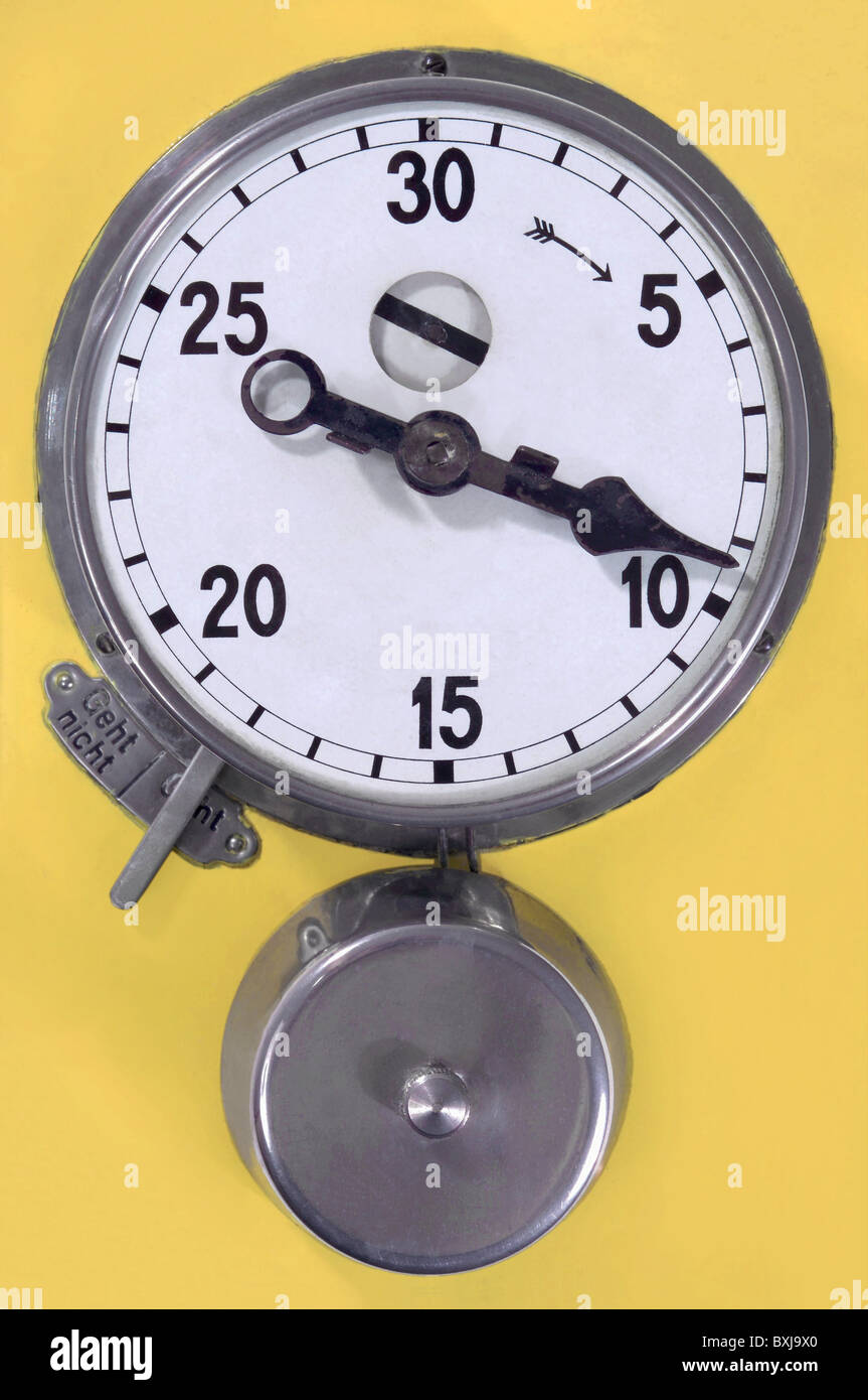 clocks, timer with bell, Germany, circa 1930, Additional-Rights ...