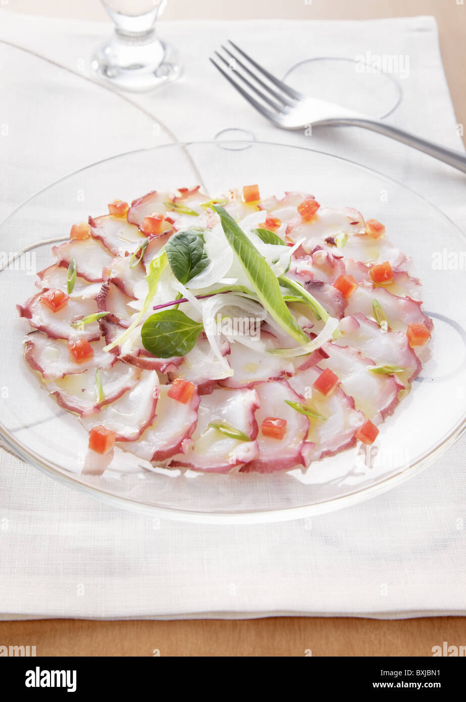 Octopus carpaccio hi-res stock photography and images - Alamy