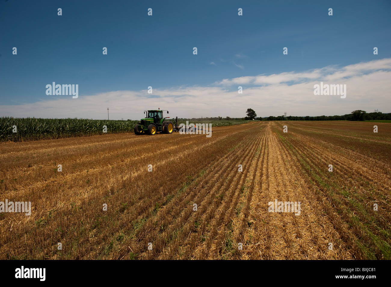 Farmer planting soybeans Stock Photo - Alamy