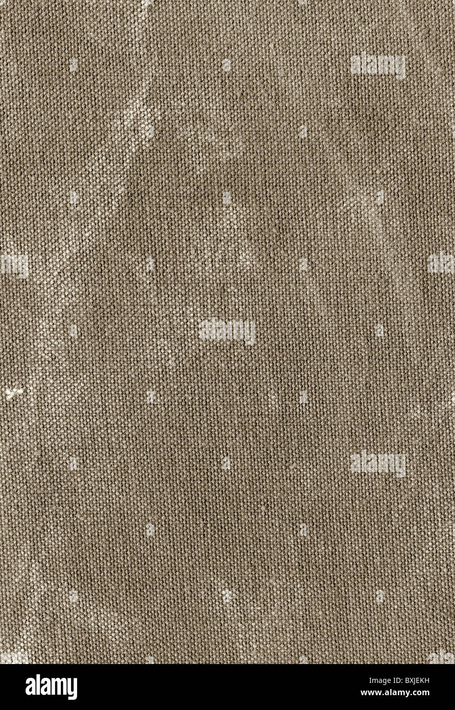 Natural linen striped rough textured fabric textile Stock Photo - Alamy