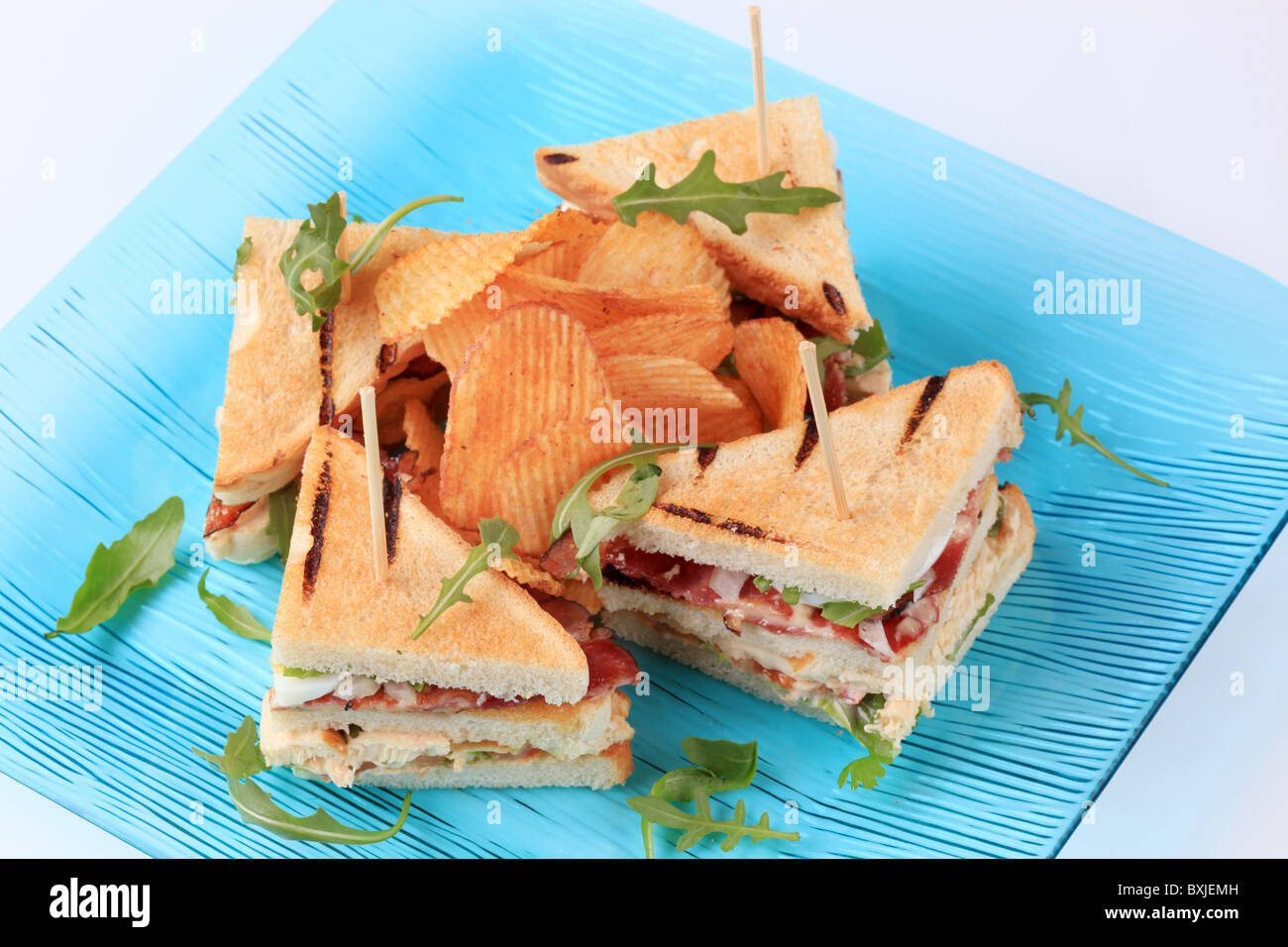 Triple decker sandwich hi-res stock photography and images - Alamy