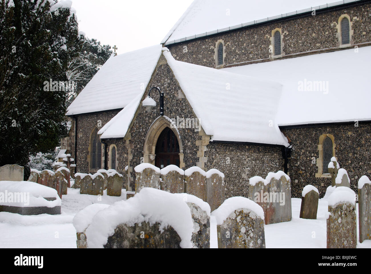 Saint Andrew's Church at Tarring. Worthing. West Sussex. England. With ...