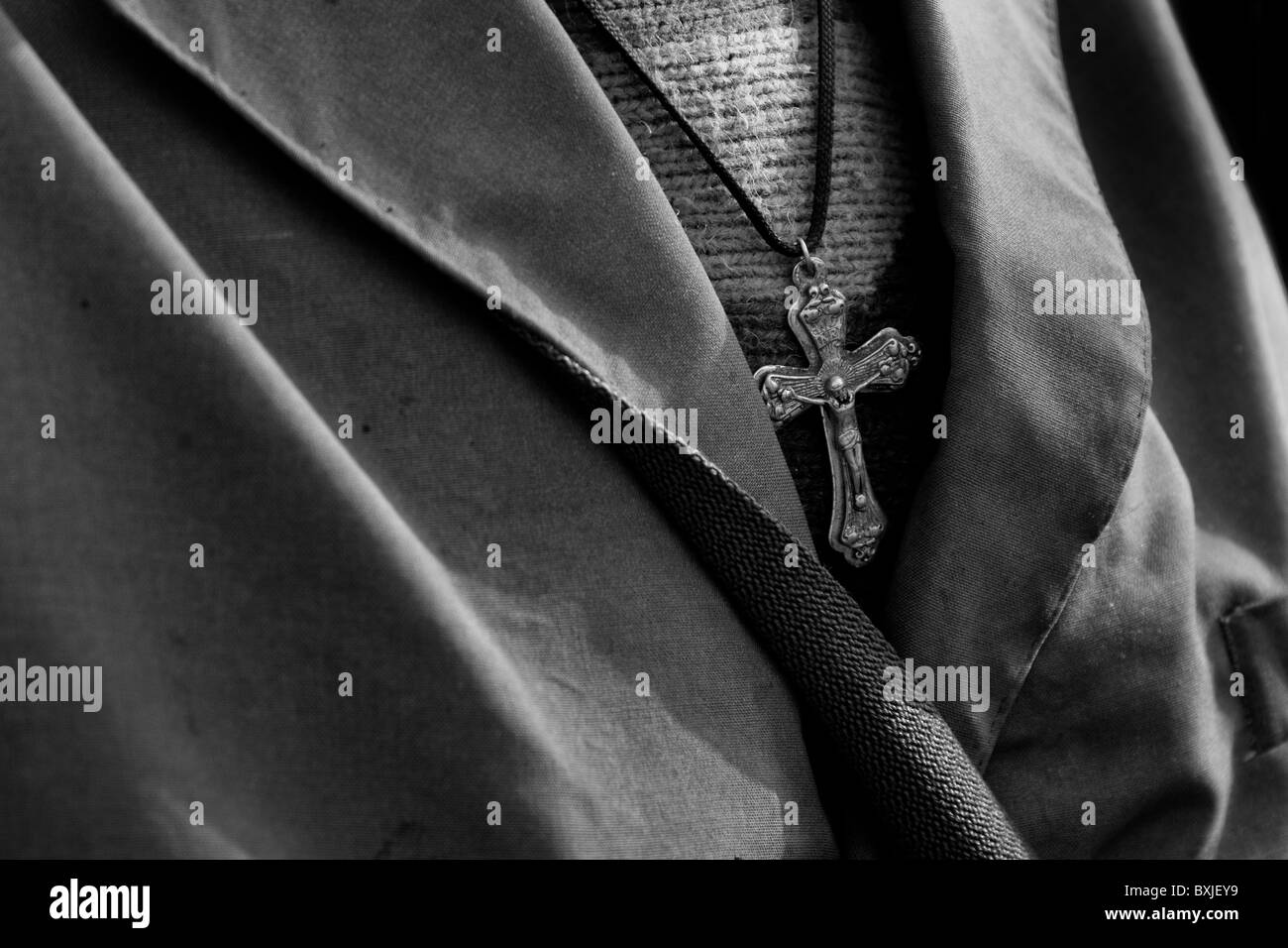 Christian cross Black and White Stock Photos & Images - Alamy