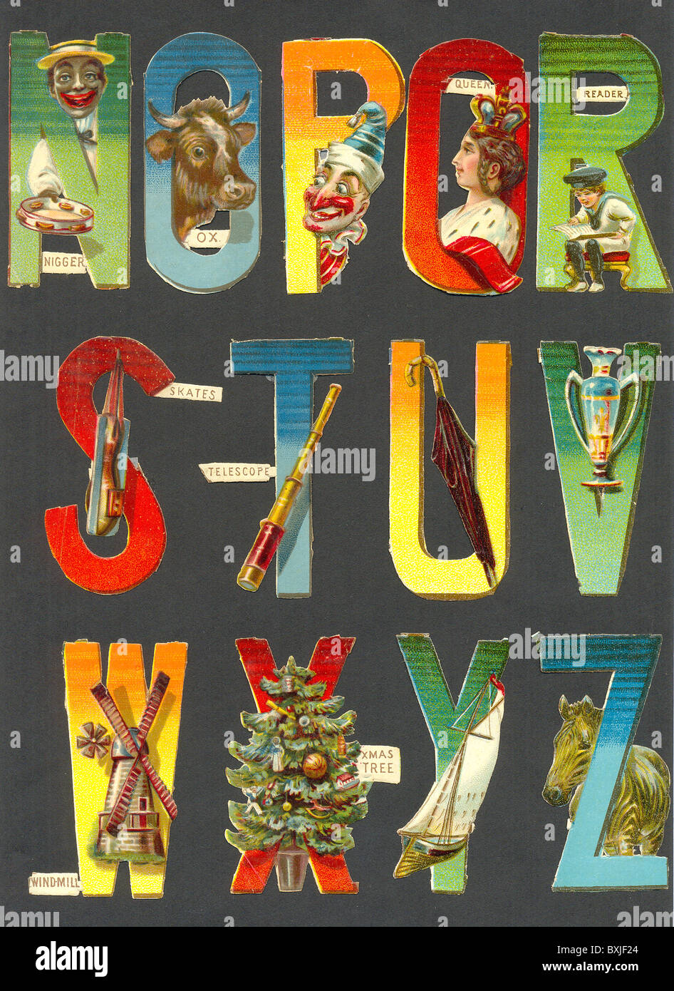 Pictorial alphabet hi-res stock photography and images - Alamy