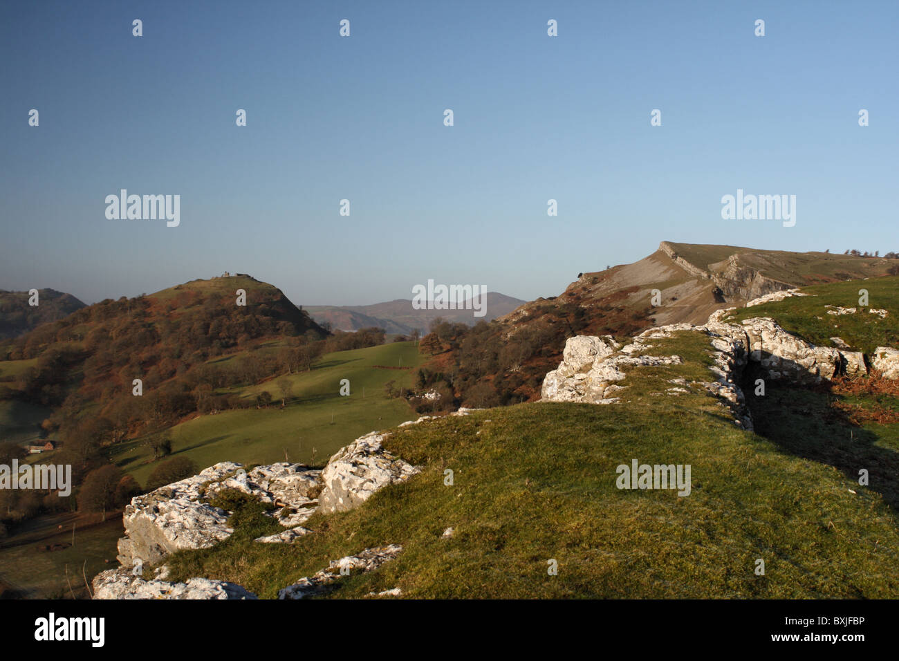 Dinas bran castle winter hi-res stock photography and images - Alamy