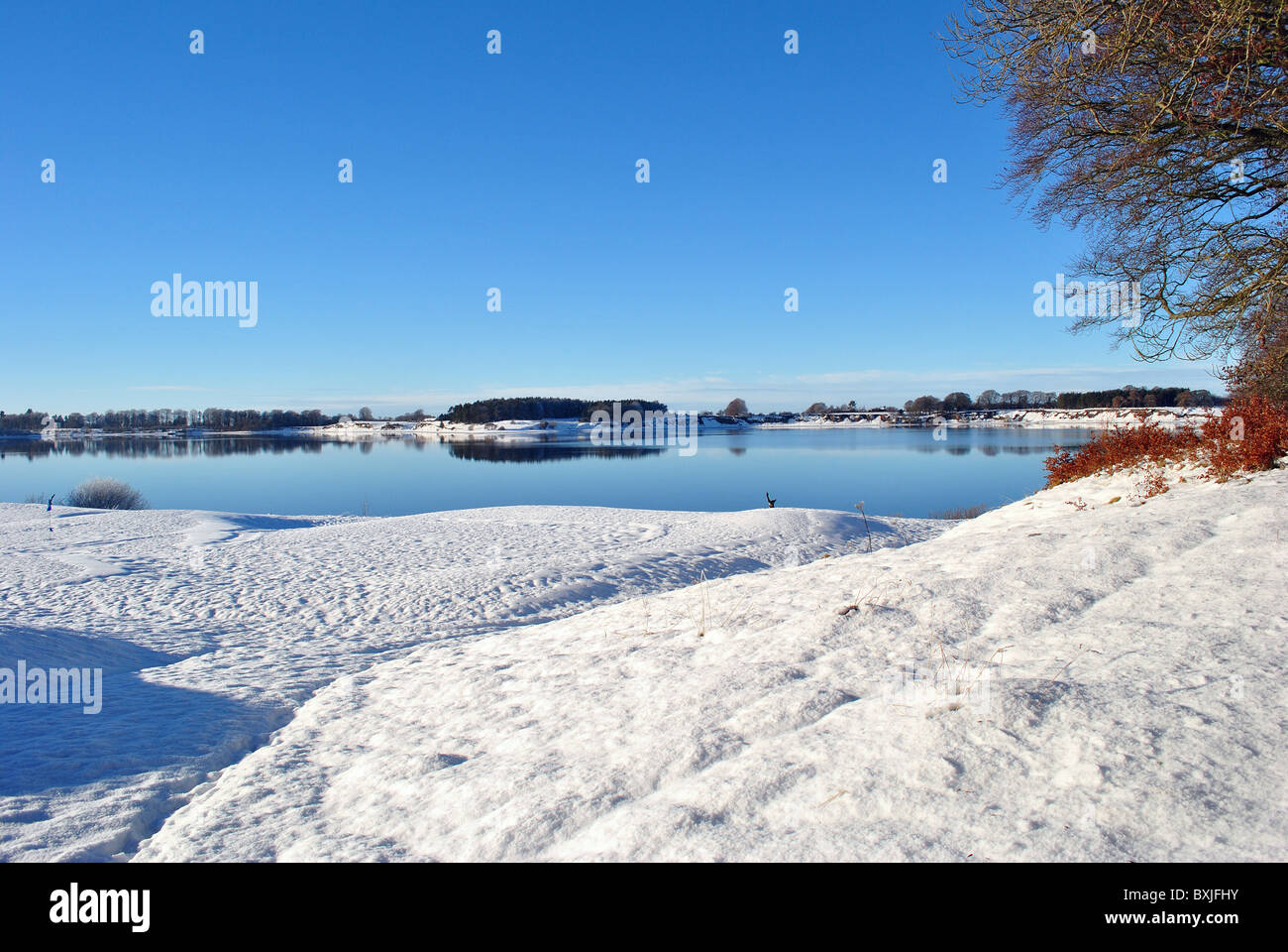 winter scene in wicklow ireland Stock Photo - Alamy