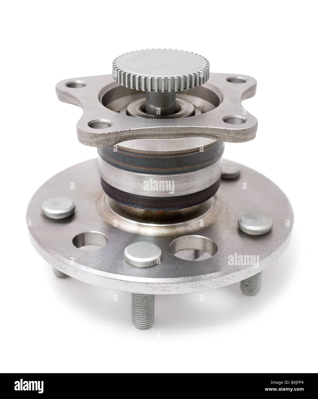 a rotary auto spare part against white background Stock Photo - Alamy