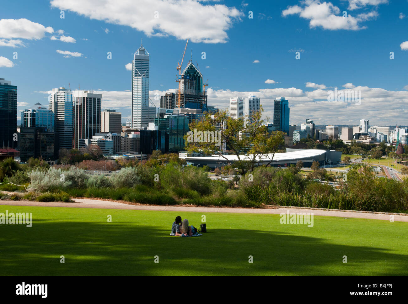 city of Perth seen from King's Park Stock Photo - Alamy