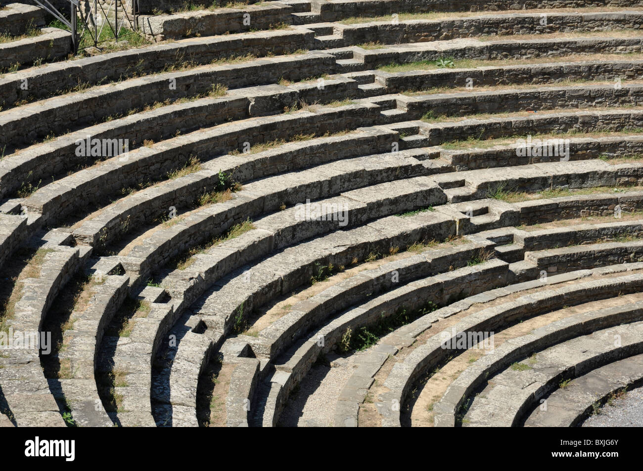 Roman amphitheatre, Fiesole, near Florence, Tuscany, Italy, Europe ...