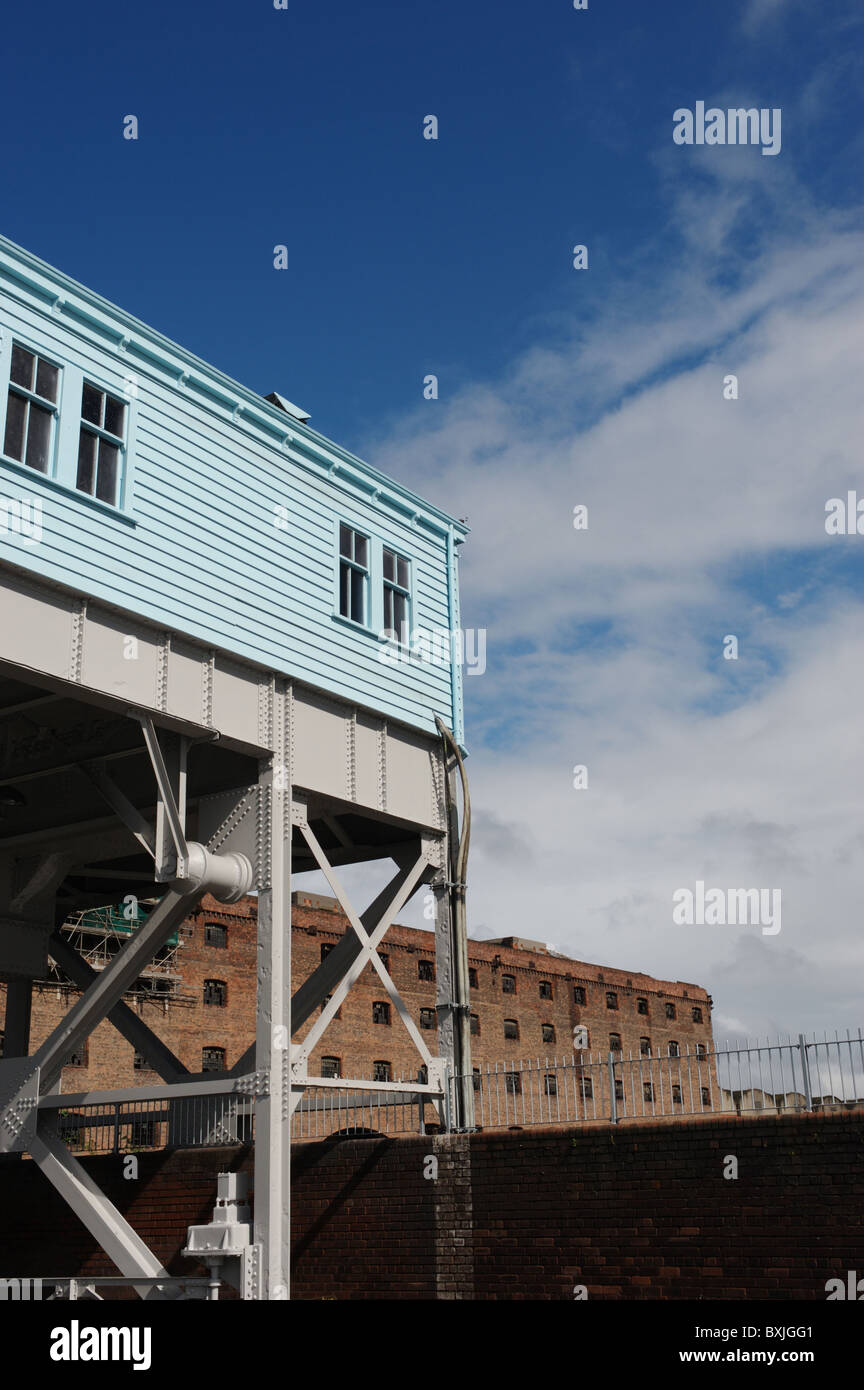 Bascule bridge, Dock Road, near Stanley Dock, Liverpool, Merseyside ...