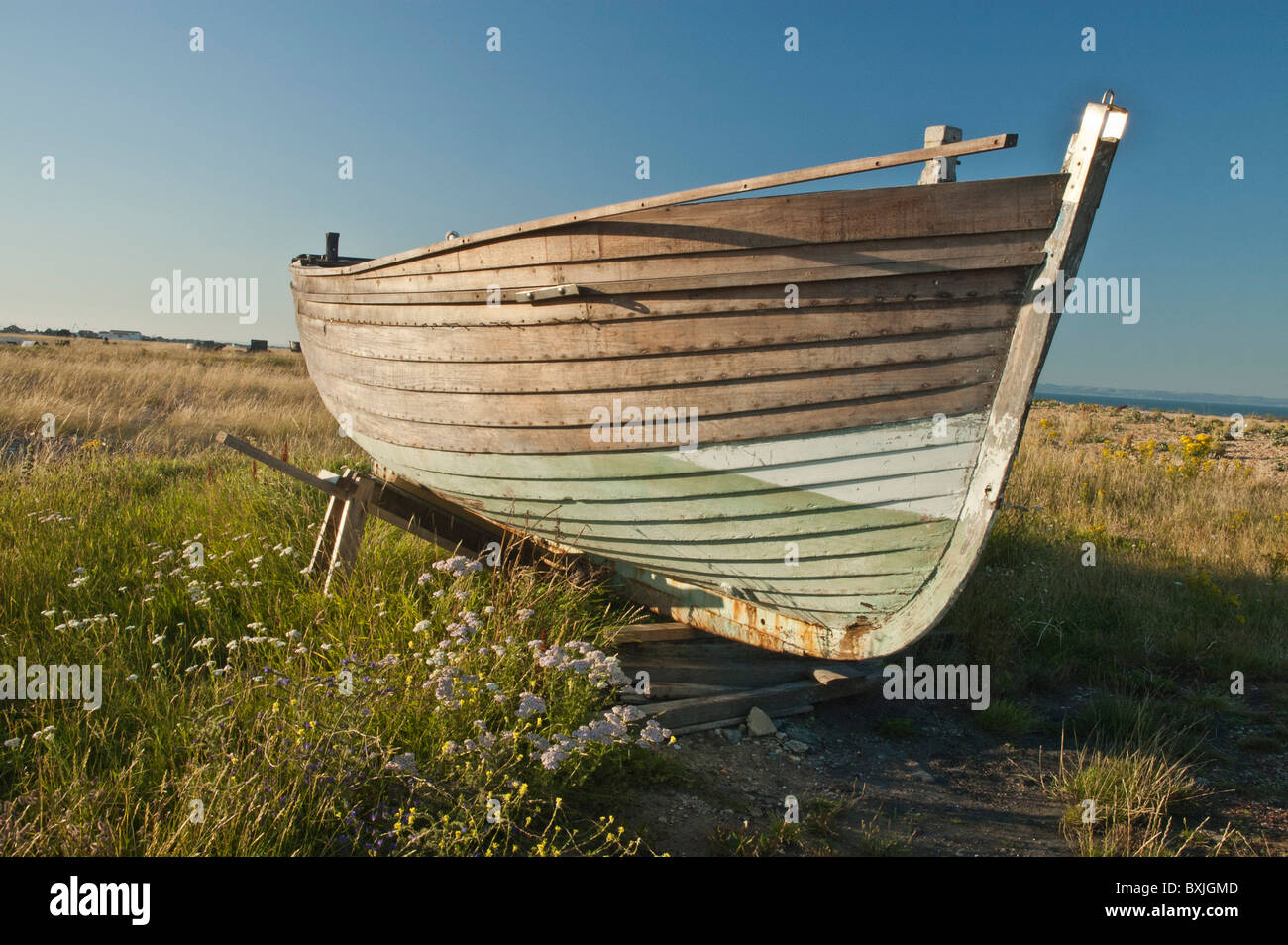 Old wooden fishing boat hi-res stock photography and images - Alamy