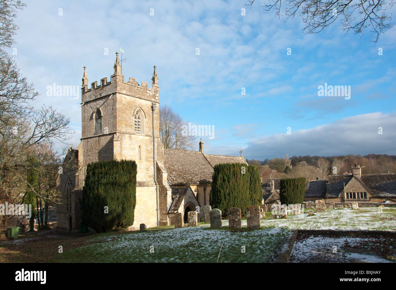 St Peters Parish Church, Upper Slaughter village, Gloucestershire ...