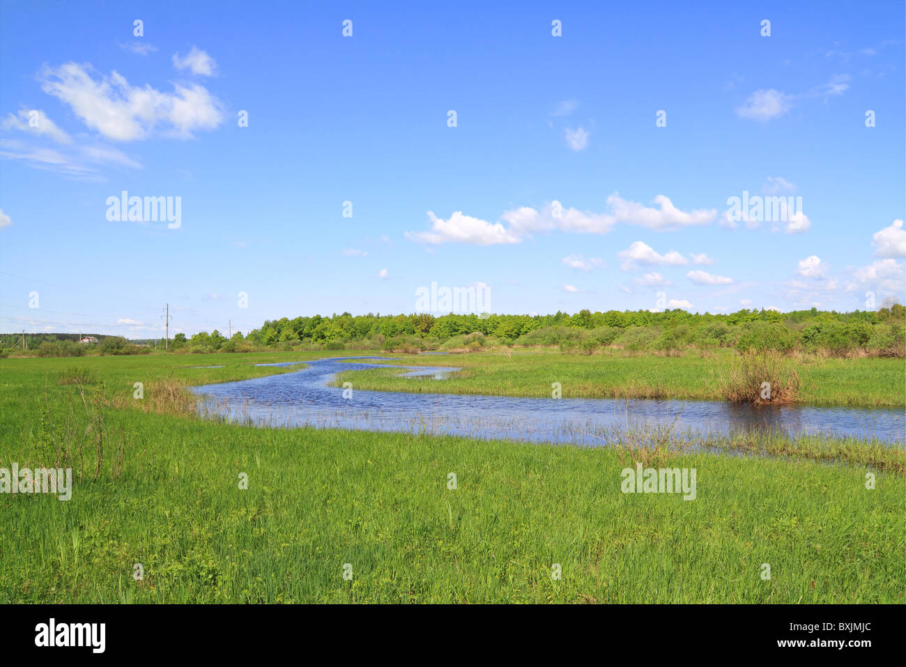 Small river on spring hi-res stock photography and images - Alamy
