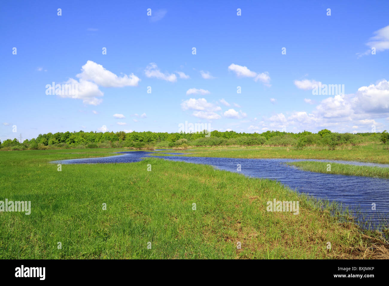 Small river on spring hi-res stock photography and images - Alamy