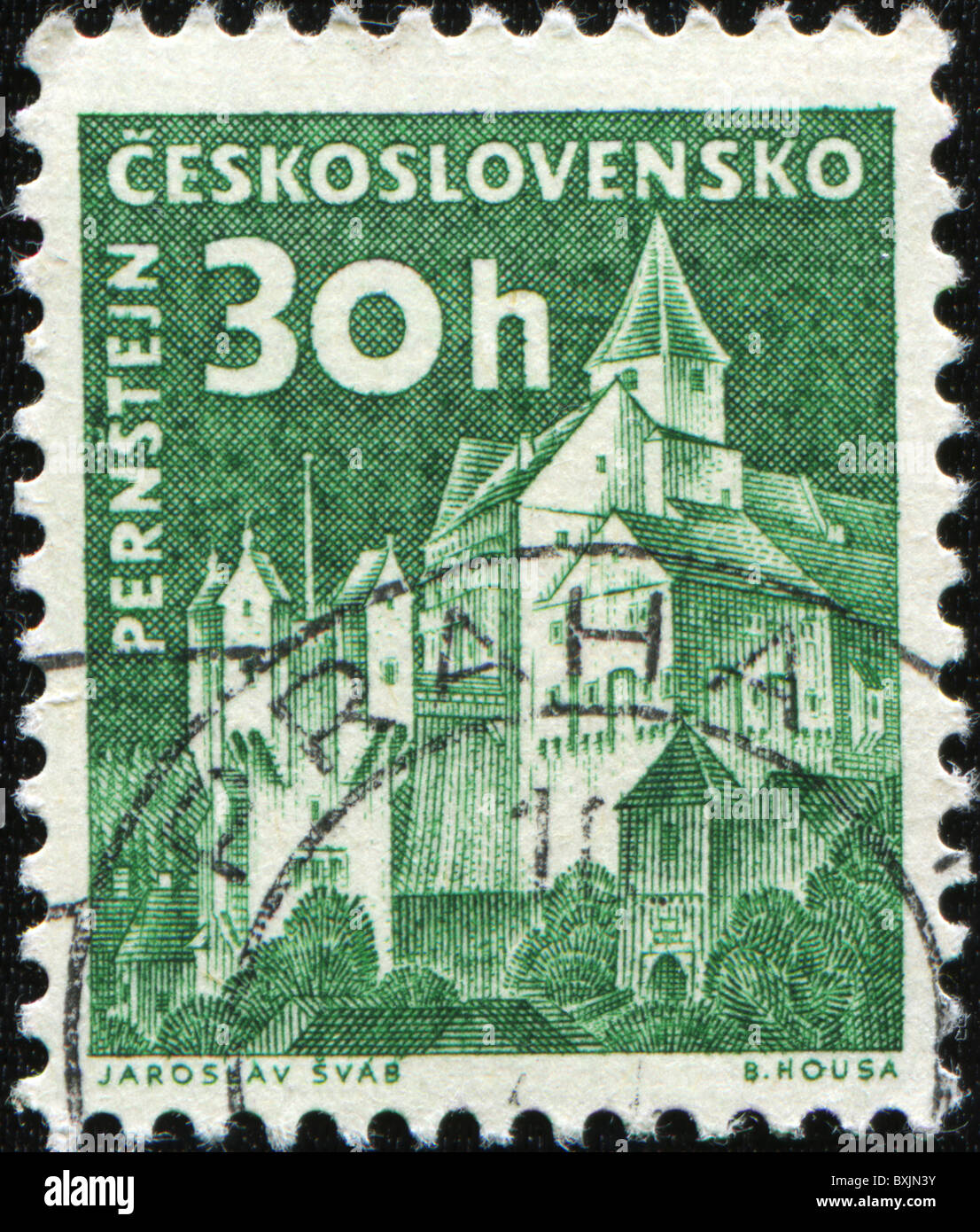Czechoslovakian postage stamp hi-res stock photography and images - Alamy