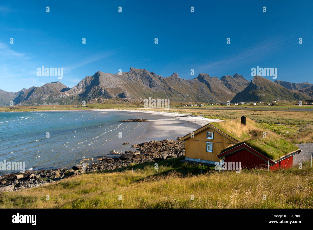 Ramberg Beach Lofoten Islands Nordland, Norway Stock Photo - Alamy