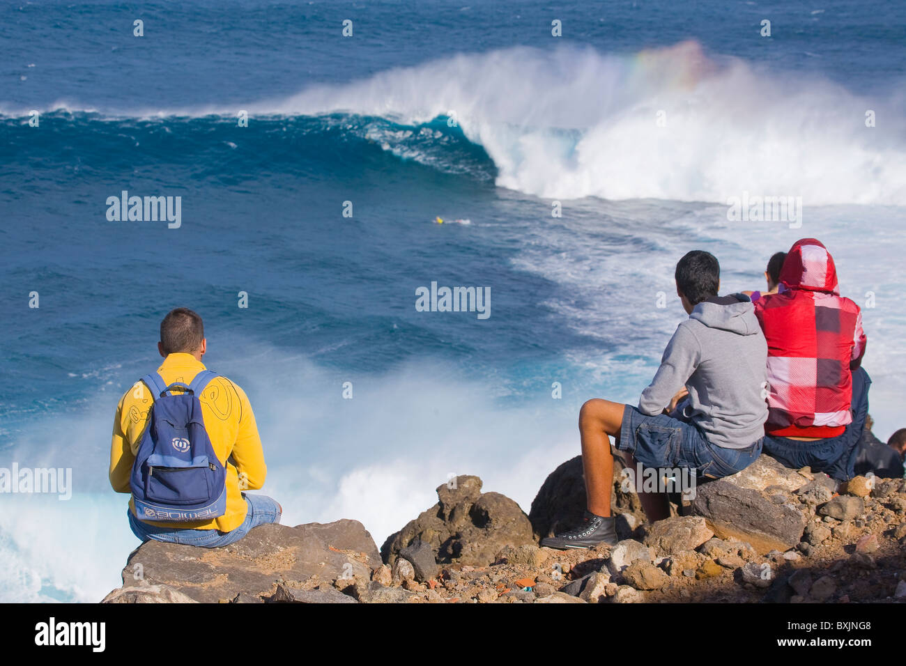Spectators watching the action at the IBA Wild Wild Wave Invitational ...