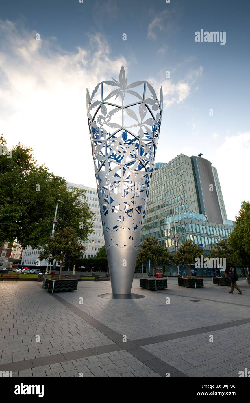 Neil Dawson's conical steel CHALICE sculpture dominates Cathedral ...