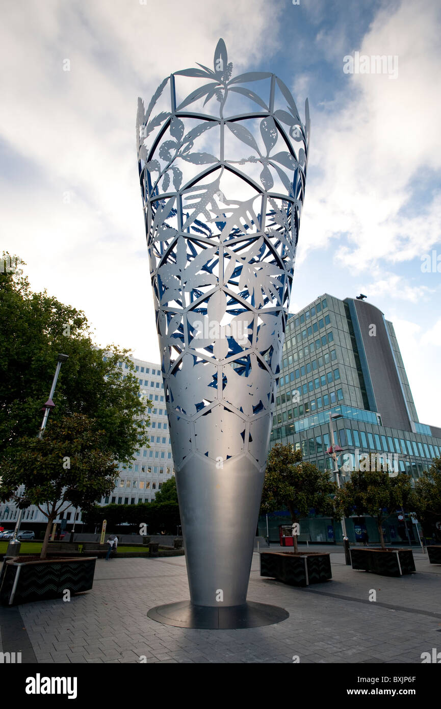 Neil Dawson's conical steel CHALICE sculpture dominates Cathedral ...
