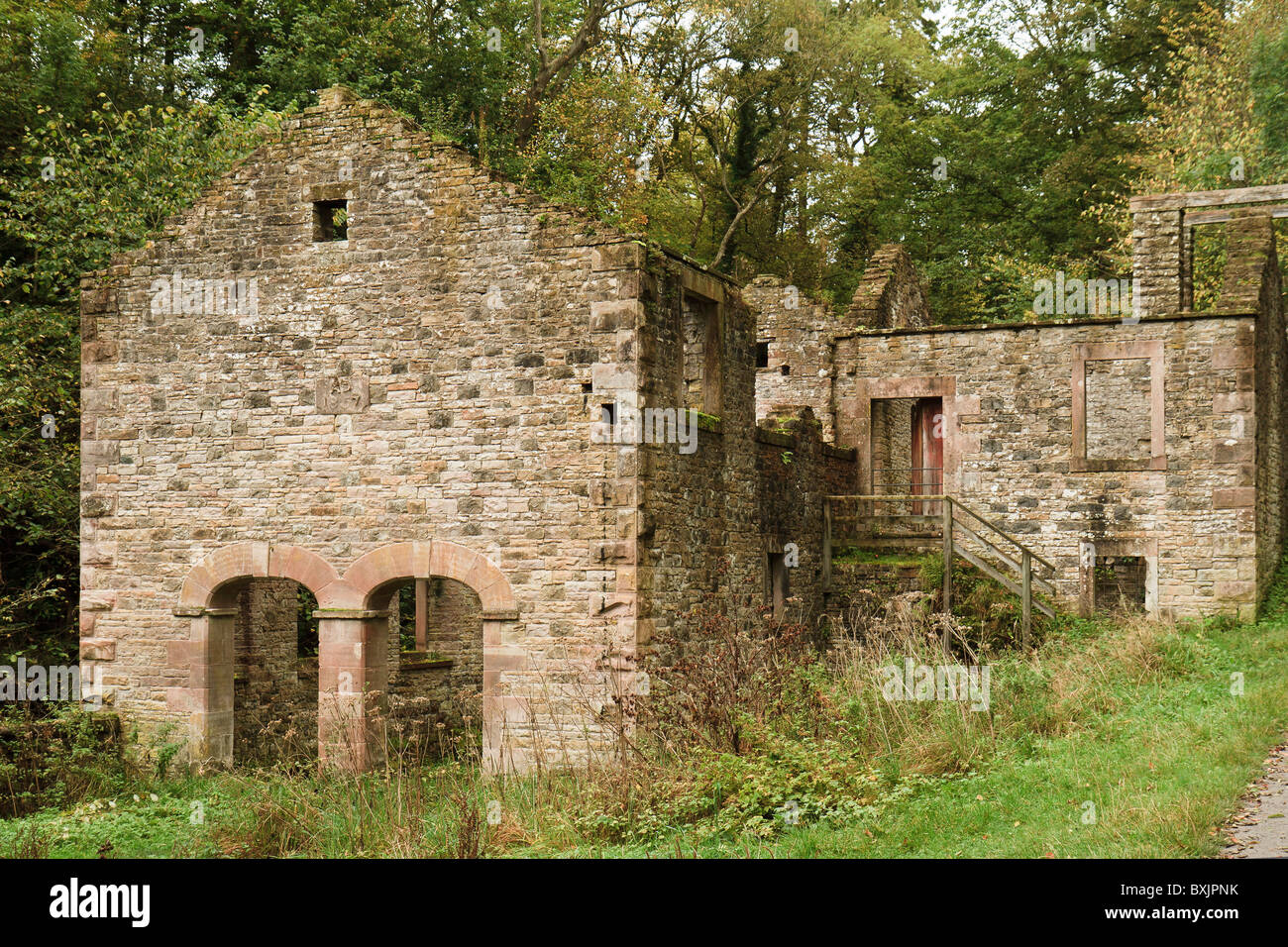 Building factory horizontal ruin ruins structures hi-res stock ...