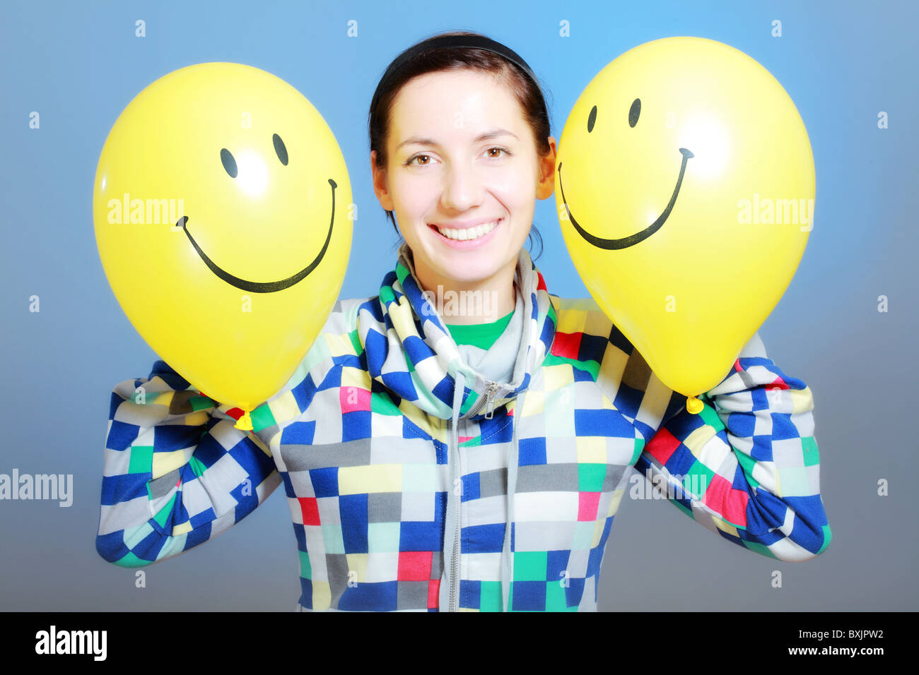 Balloons smiley face hi-res stock photography and images - Alamy