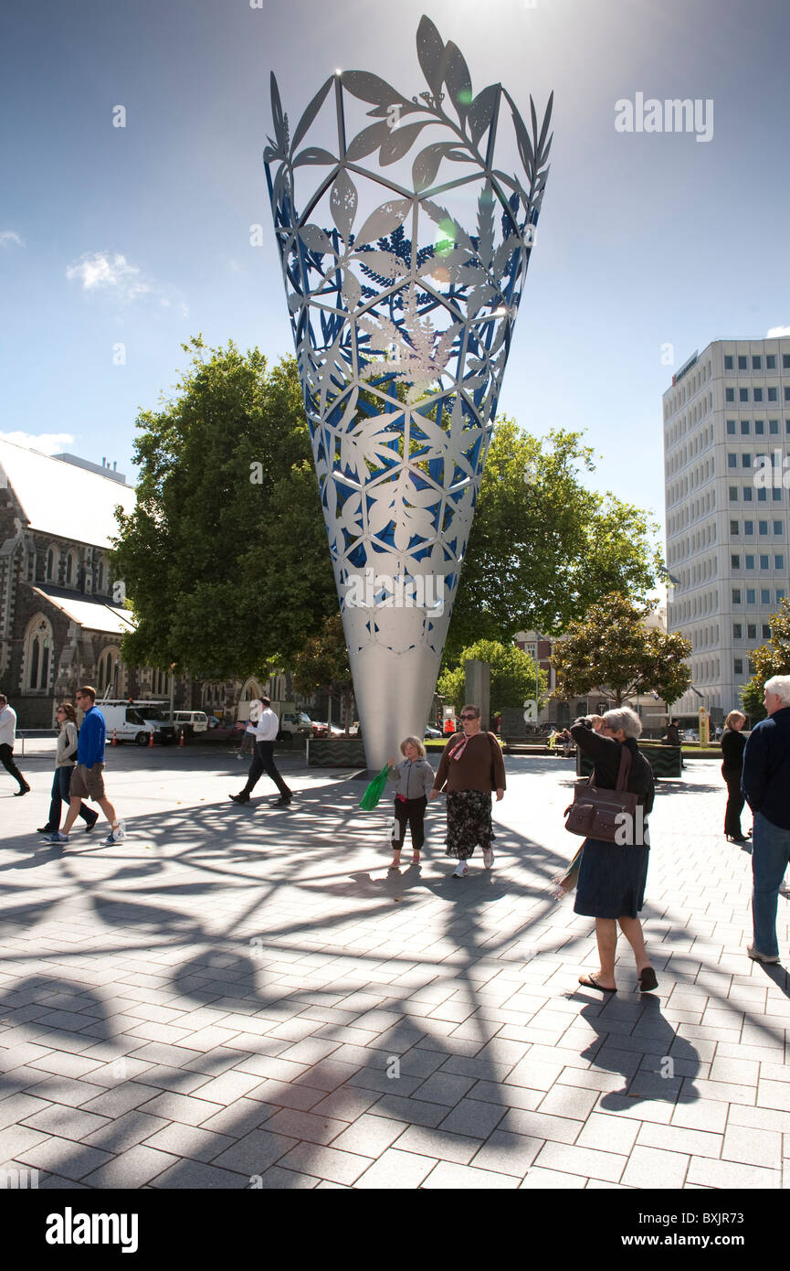 Neil Dawson's conical steel CHALICE sculpture dominates Cathedral ...