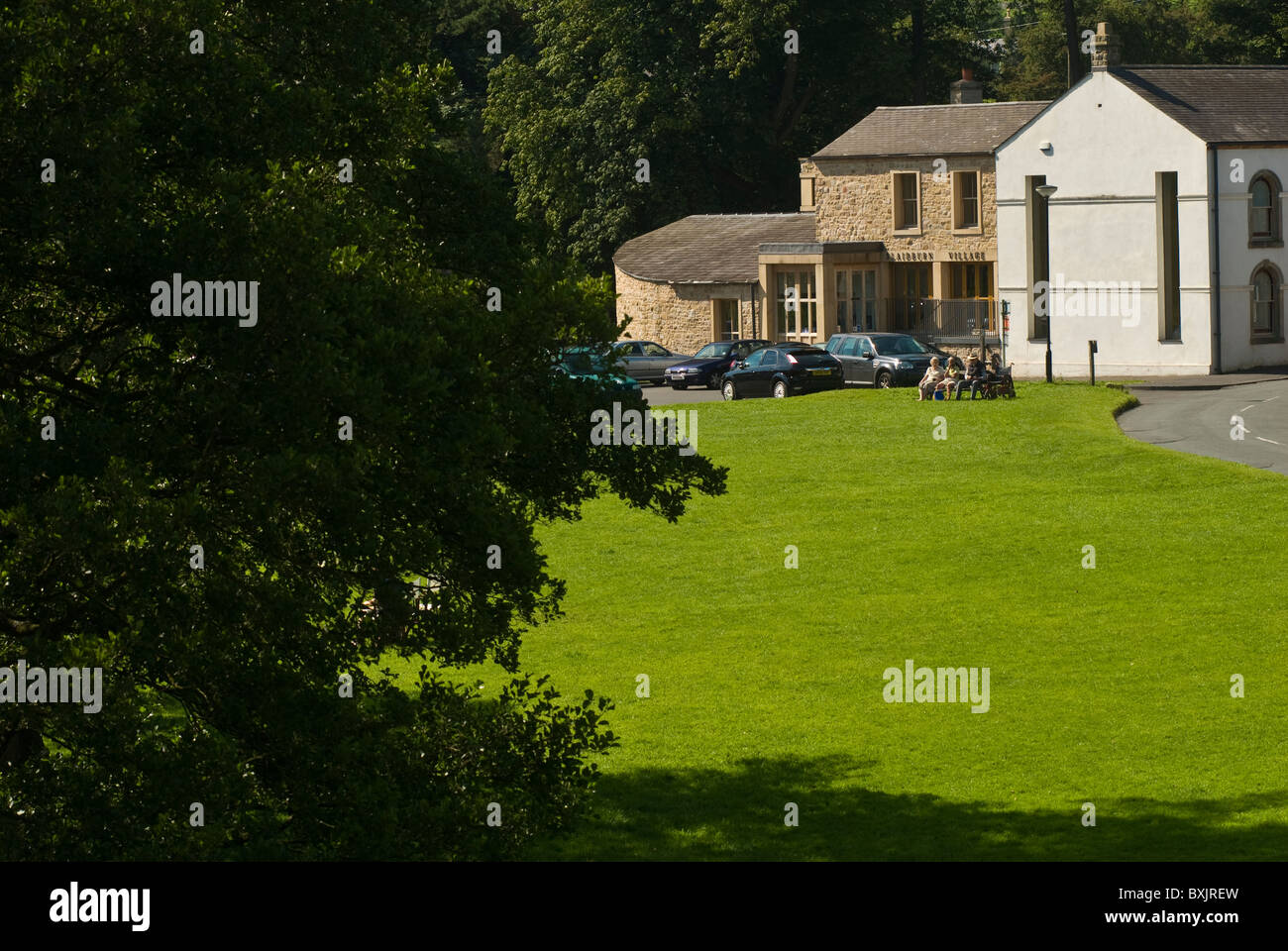 The Village Green, Slaidburn, Lancashire, UK Stock Photo - Alamy