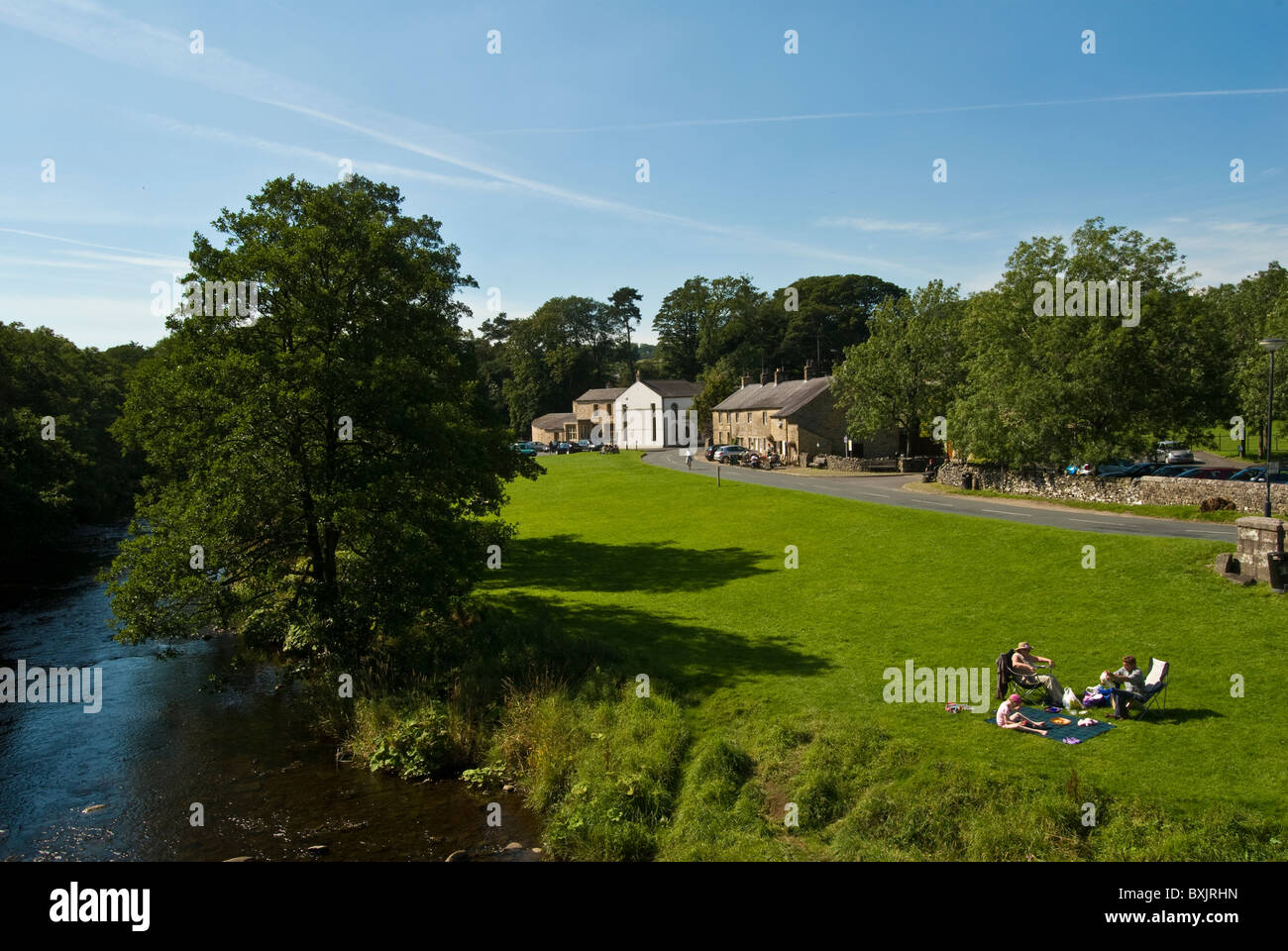 The Village Green, Slaidburn, Lancashire, UK Stock Photo - Alamy