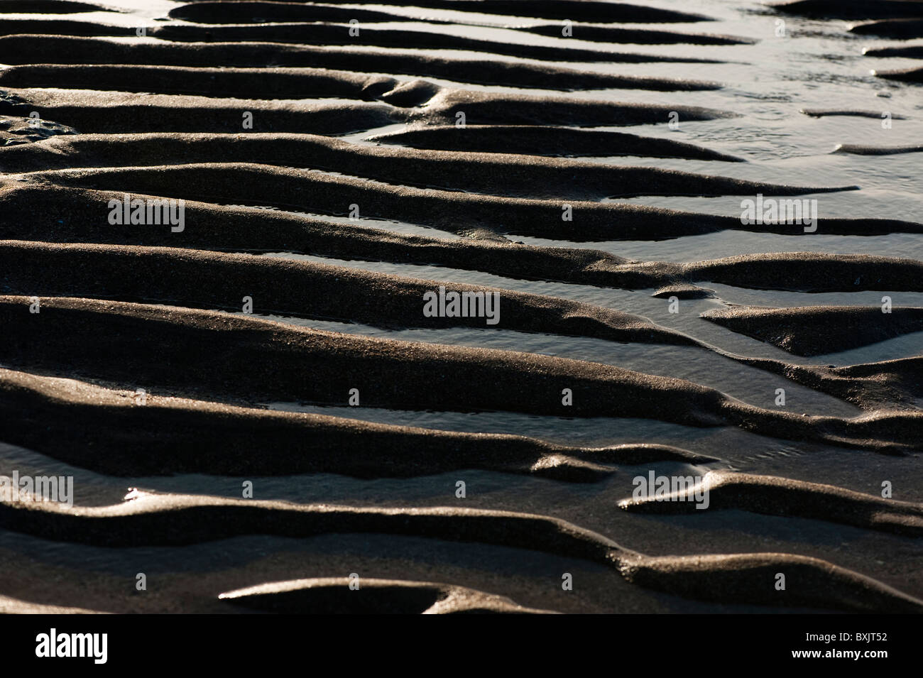 Sandy ripple patterns hi-res stock photography and images - Alamy