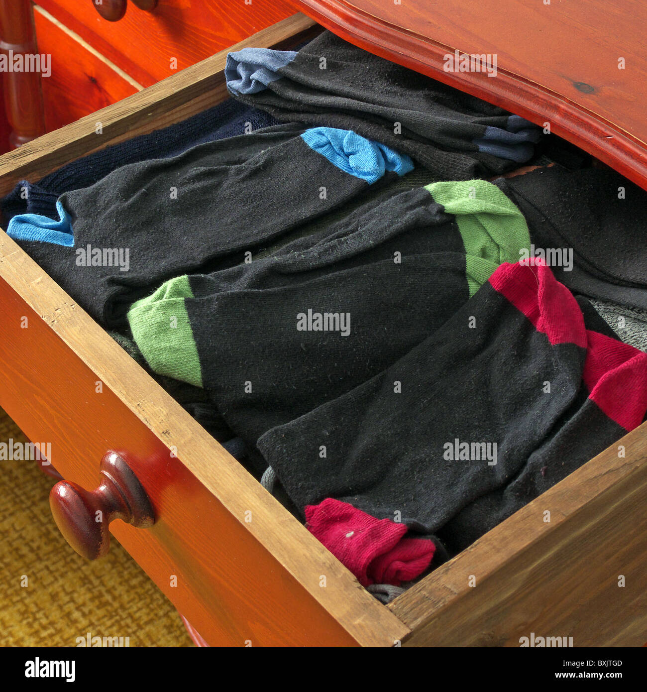 Chest of drawers one open hi-res stock photography and images - Alamy