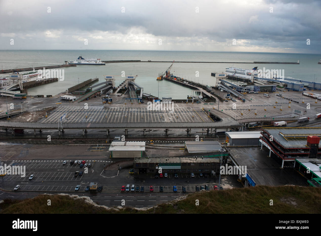 The Ferry Port of Dover in Southeast England Stock Photo - Alamy