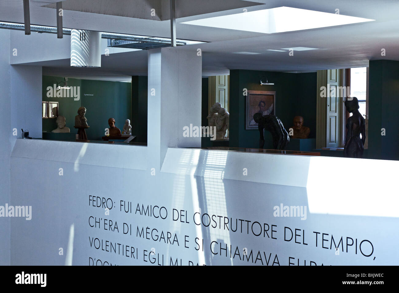 Italy, Trieste, the Rivoltella Museum hall Stock Photo - Alamy