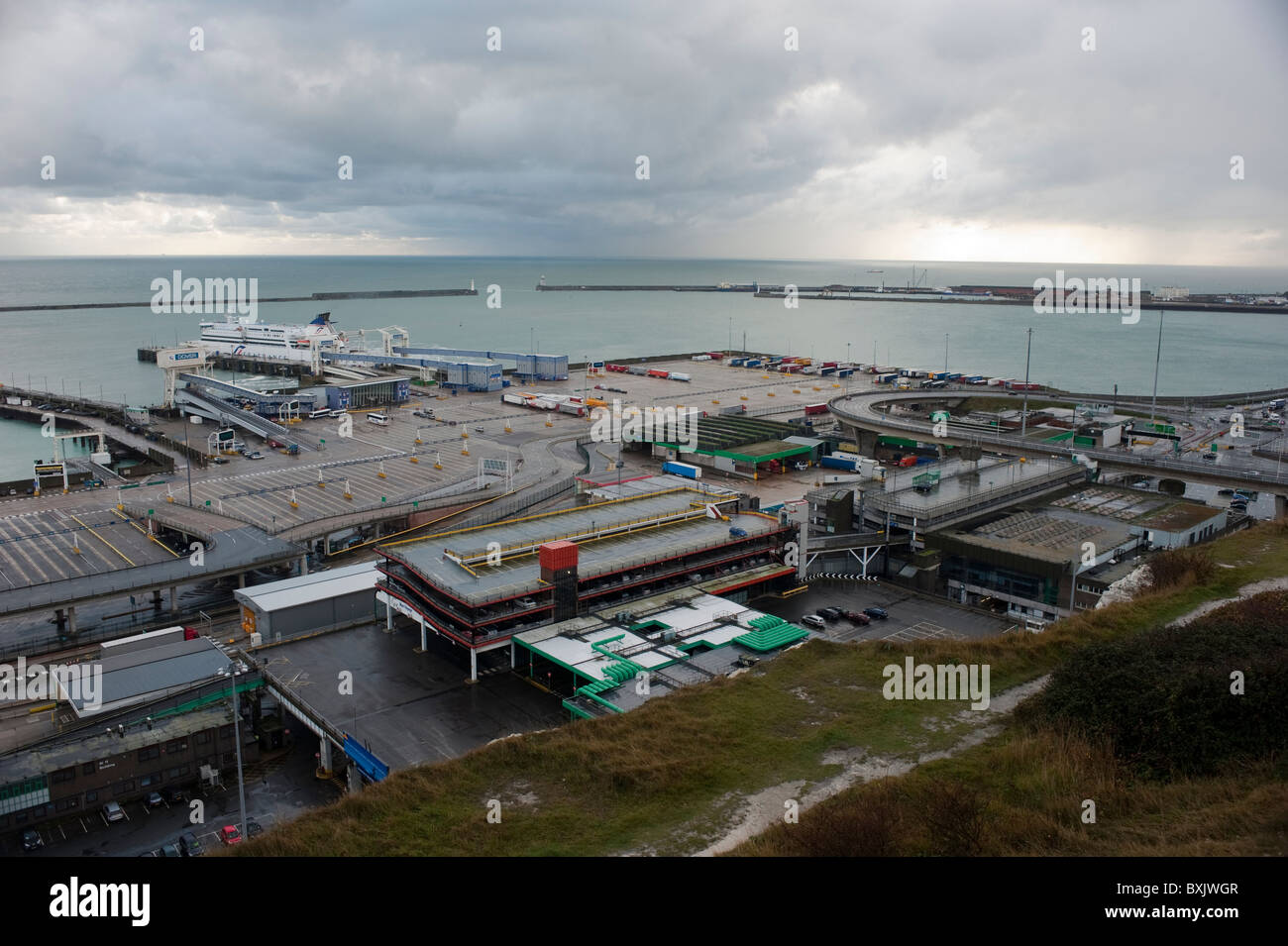 The Ferry Port of Dover in Southeast England Stock Photo - Alamy