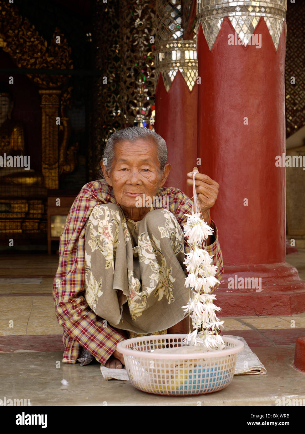 Myanmar flowers hi-res stock photography and images - Alamy
