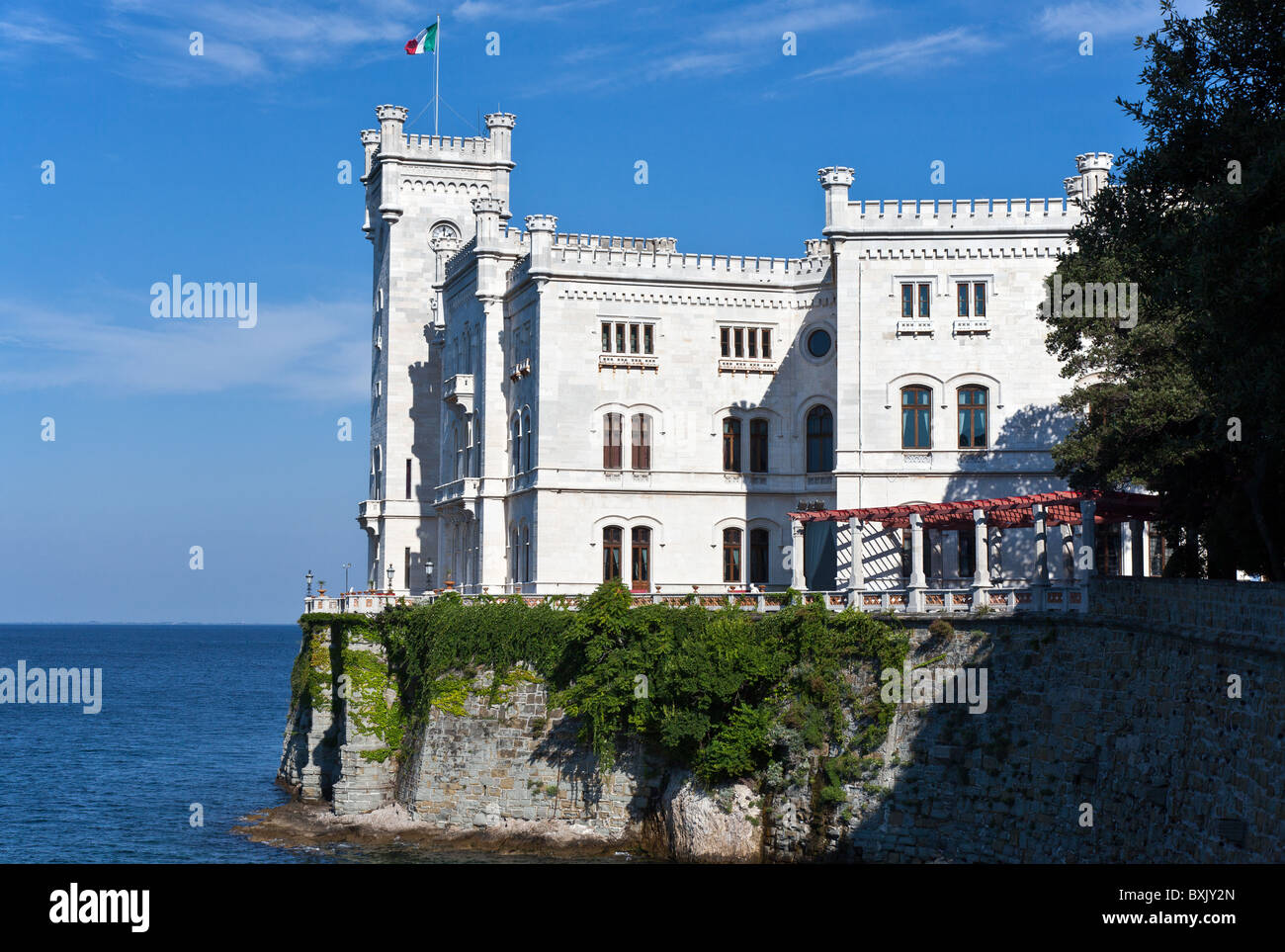 Italy, Trieste, the Miramare castle Stock Photo - Alamy
