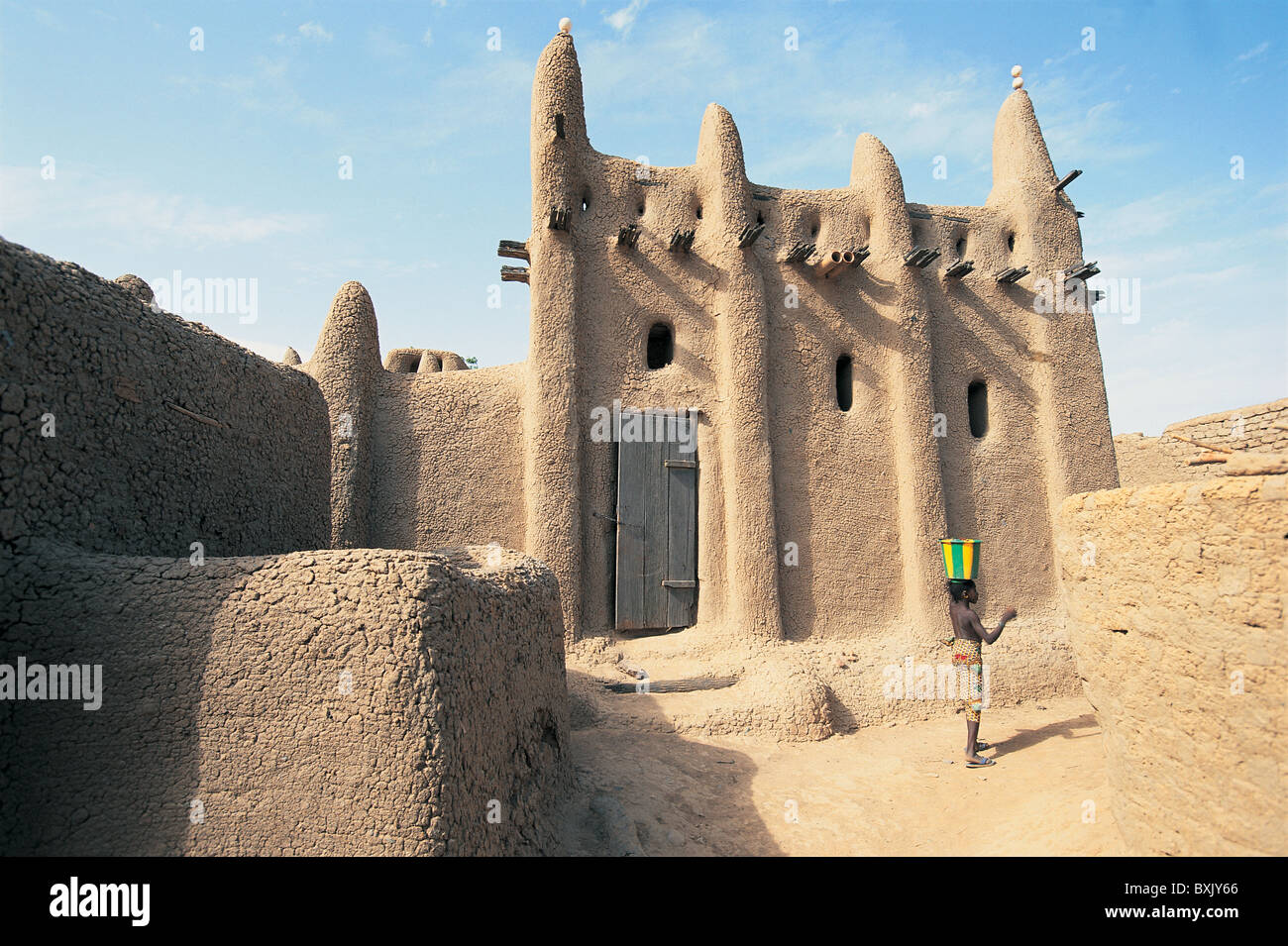 Niala mosque, Mali Stock Photo - Alamy