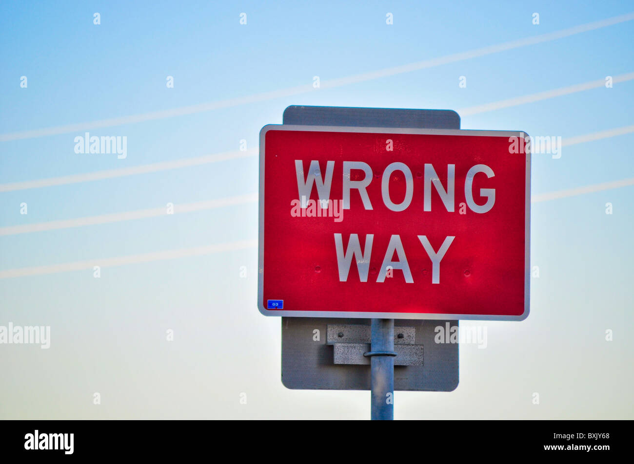 Wrong sign hi-res stock photography and images - Alamy