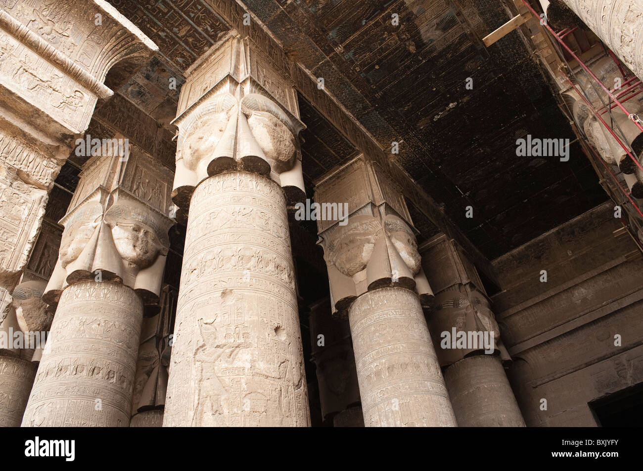 Egypt. Temple of Dendara Stock Photo - Alamy